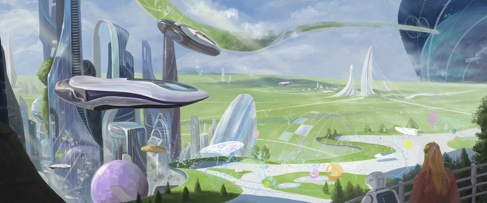 ArtStation - Space City 2