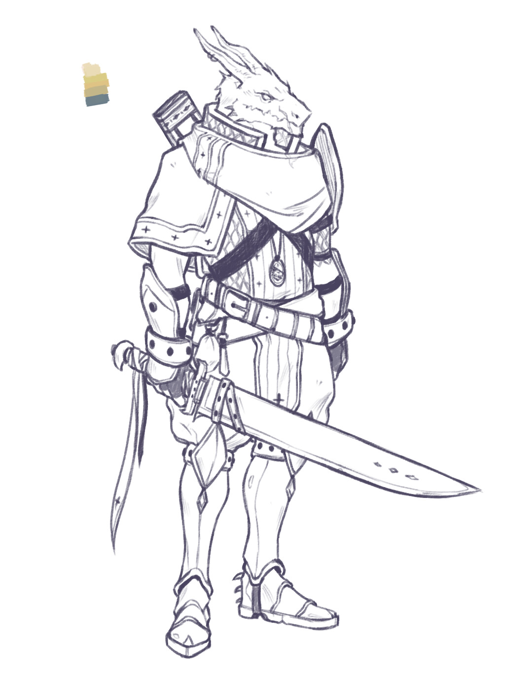 Petra Jelaca - Dragonborn - Character Concept