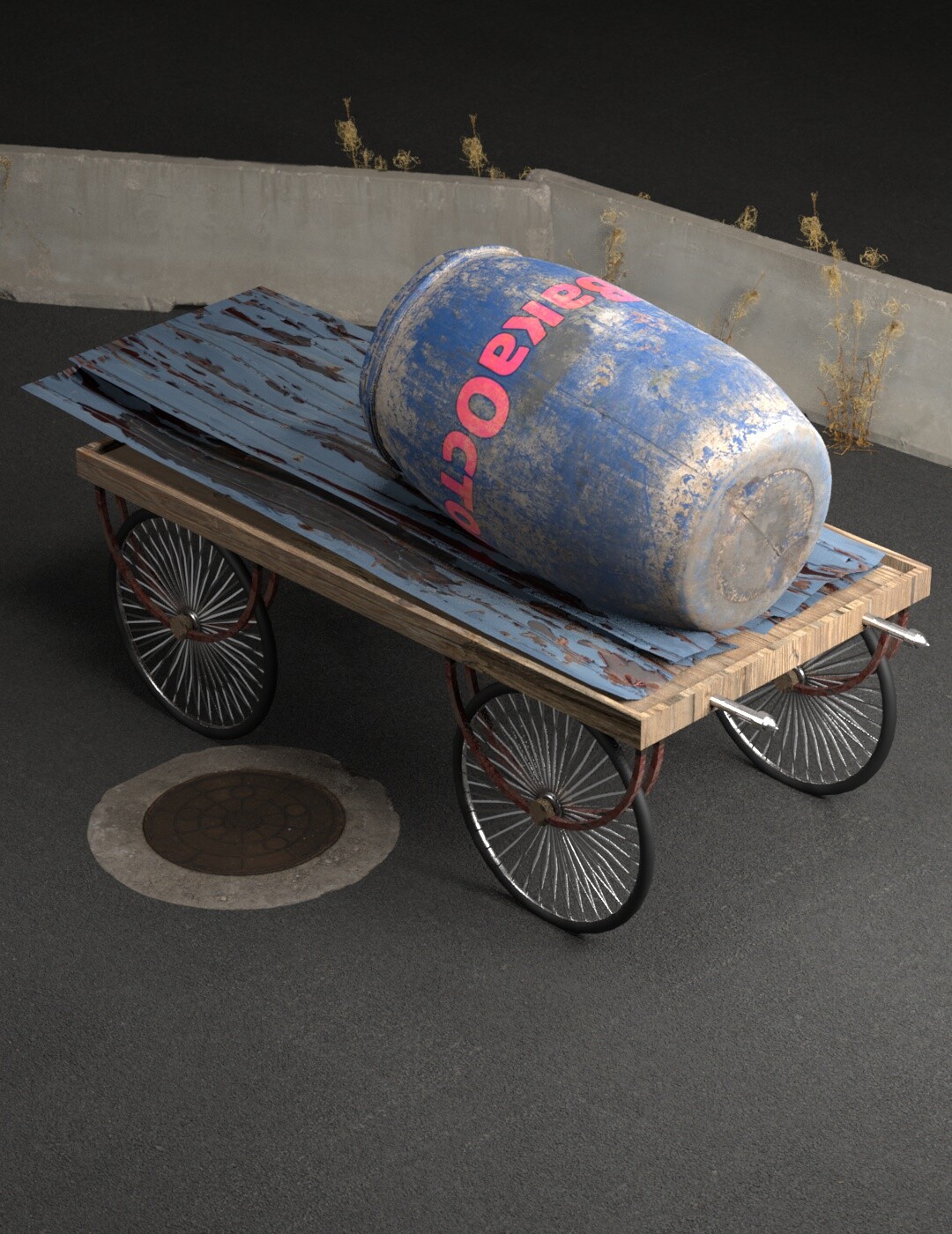 ArtStation - HatGadi "HandCart"