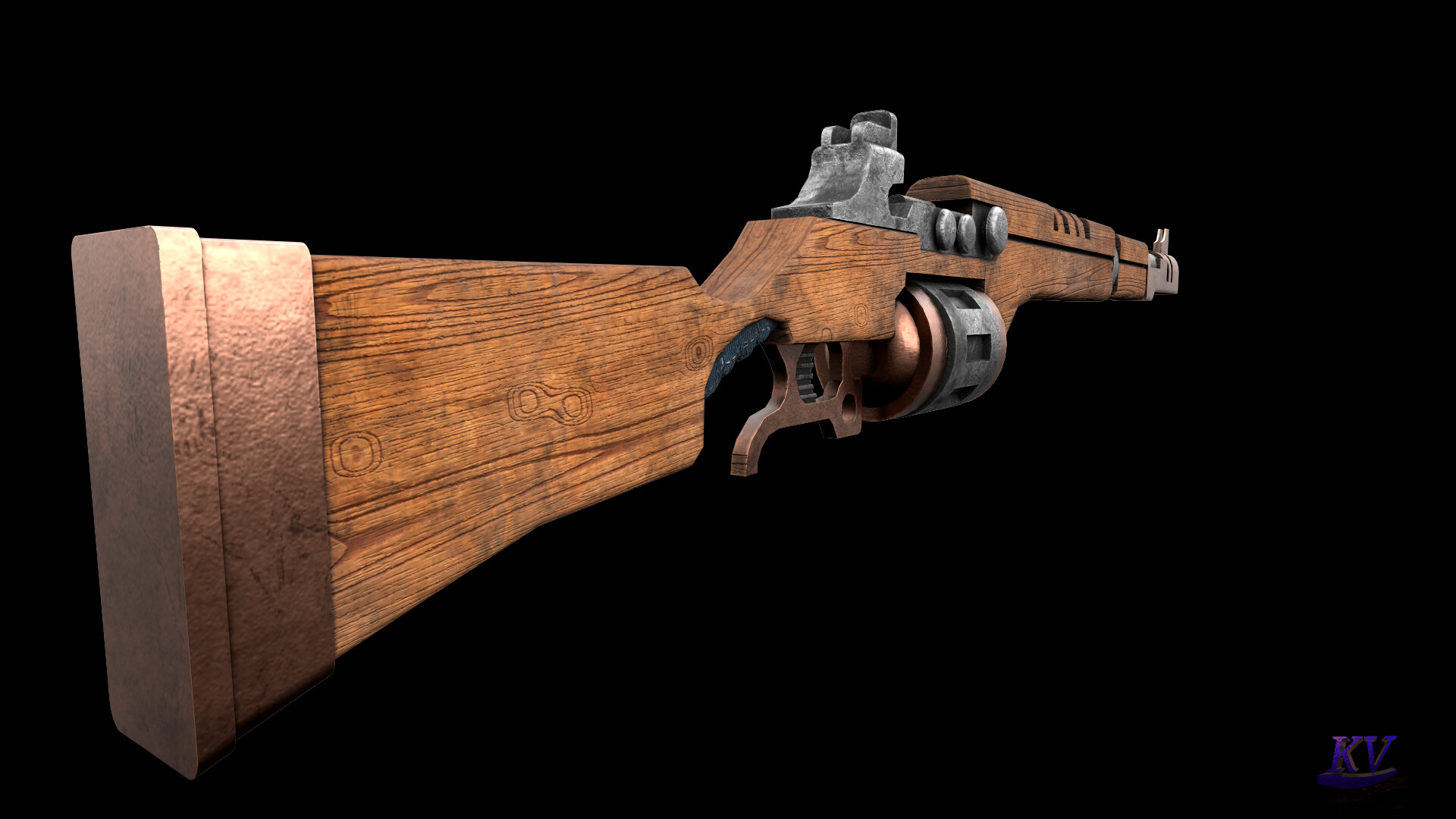 ArtStation - Game Ready Galvanic Rifle