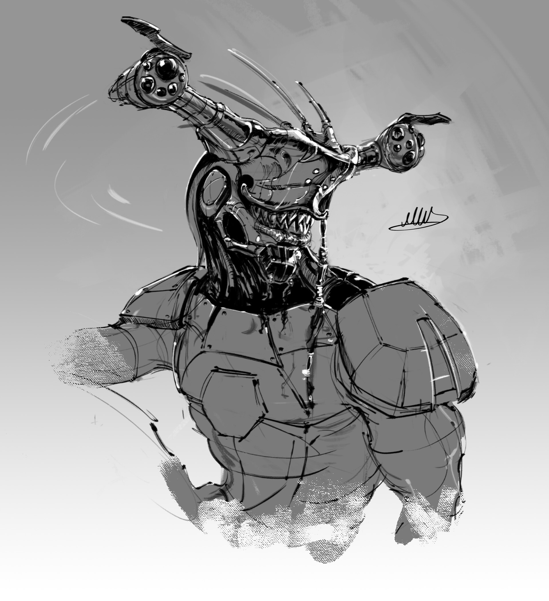 ArtStation - Robo character sketches 2019