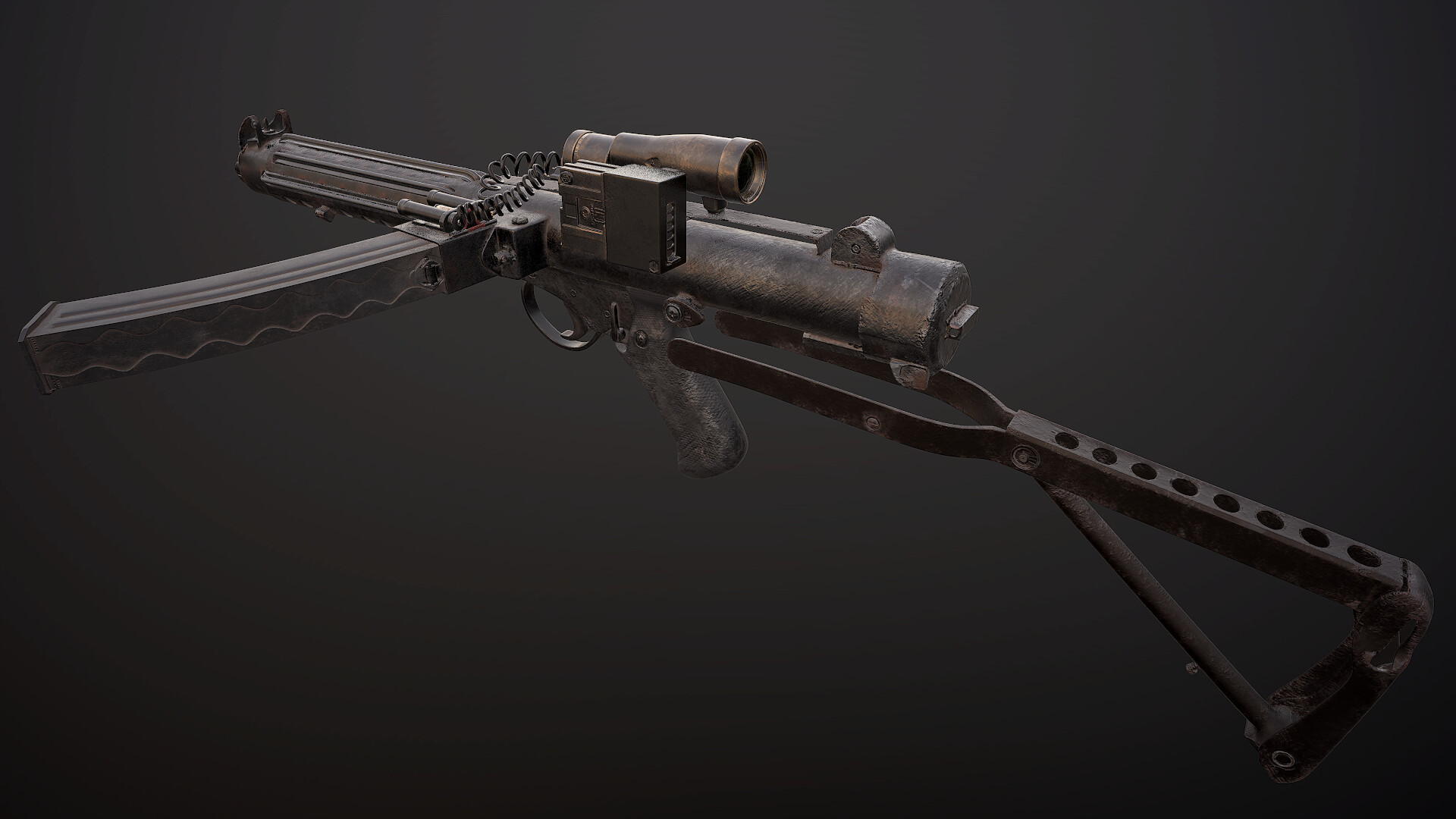 ArtStation - The Starling Machine Gun