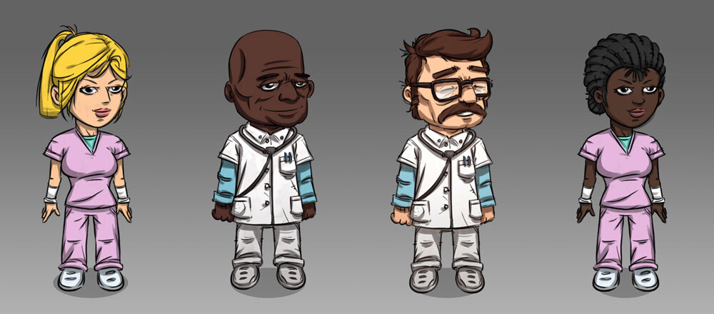 ArtStation - doctor concepts for hollywood hospital