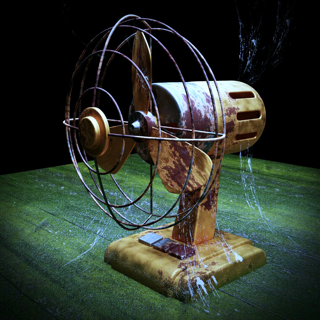 ArtStation - Old Table Fan
