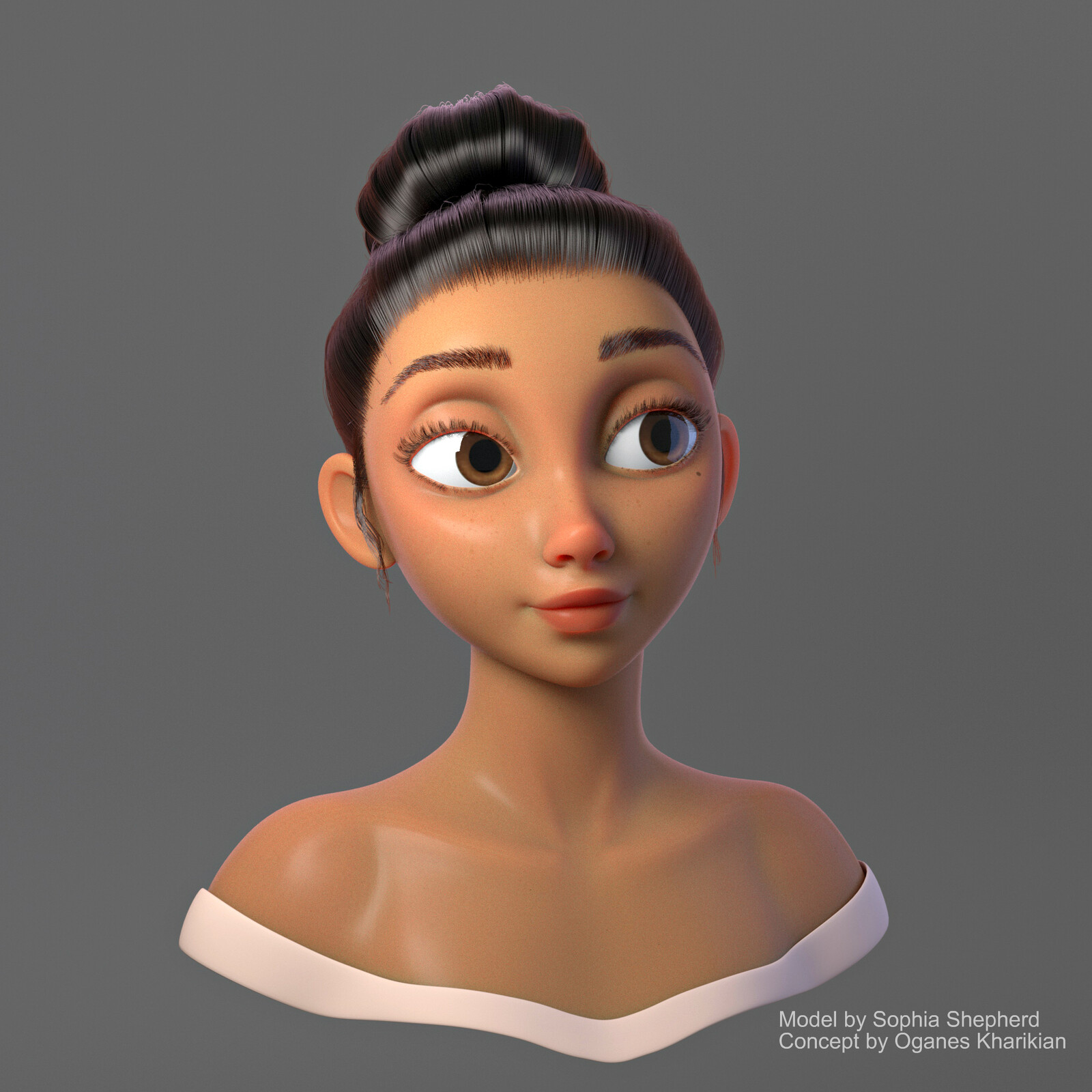 Sophia Shepherd - Talia: Portrait 3D Model