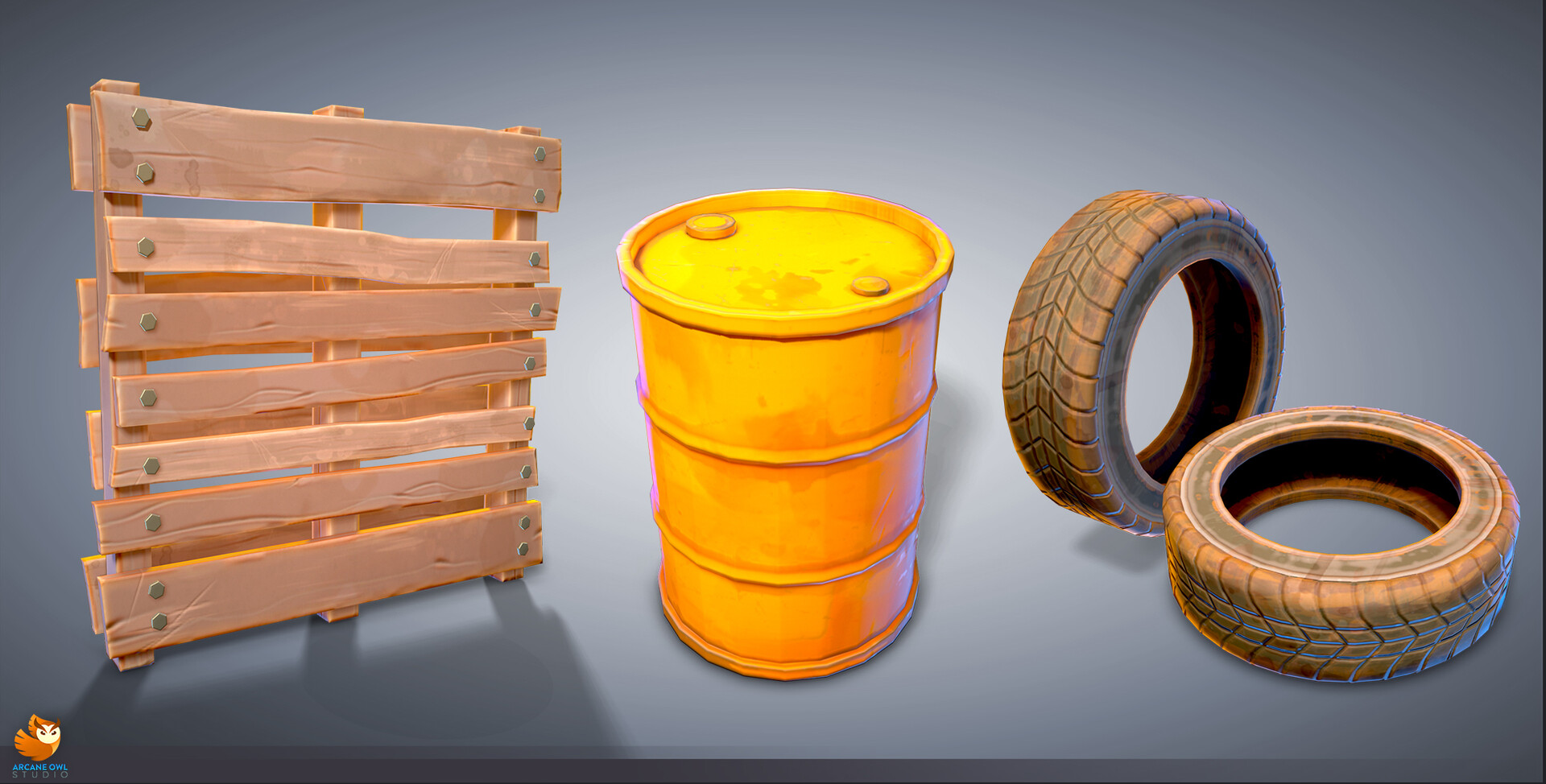 Arcane Owl Studio - Overwatch FanArt Props - Street Props