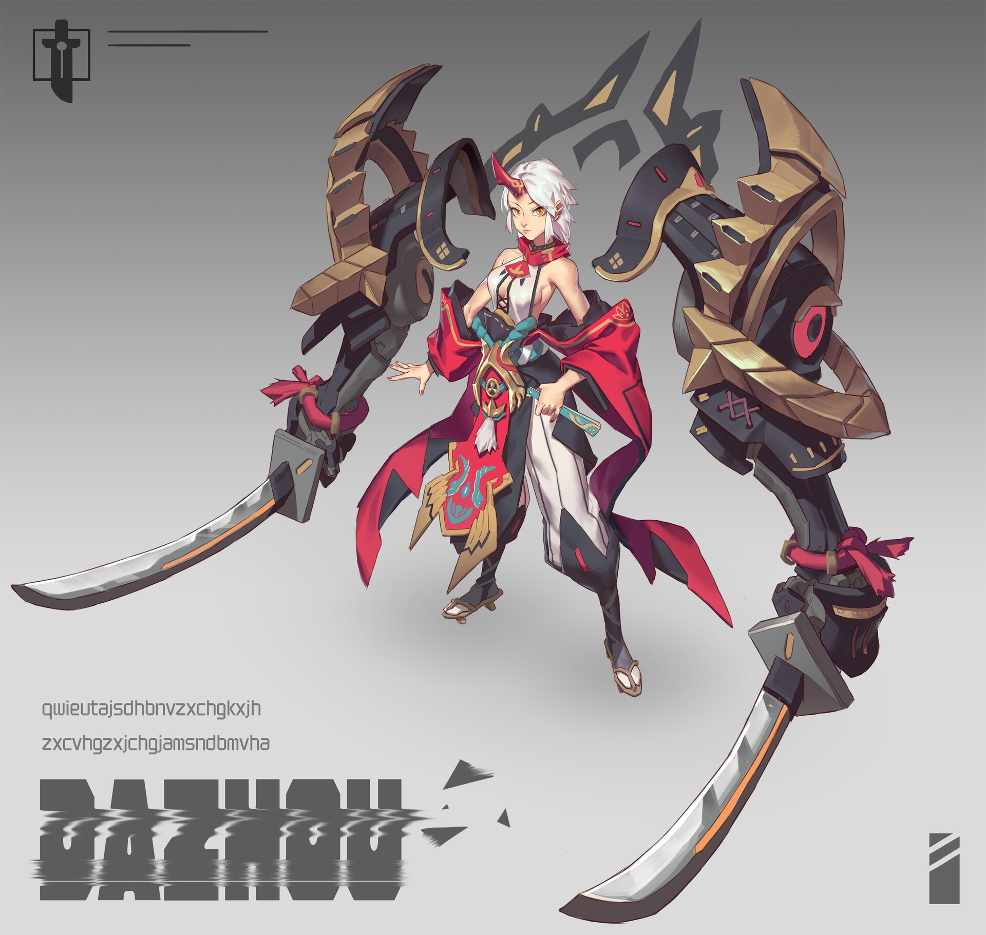 ArtStation - Sword Girl_daily practice