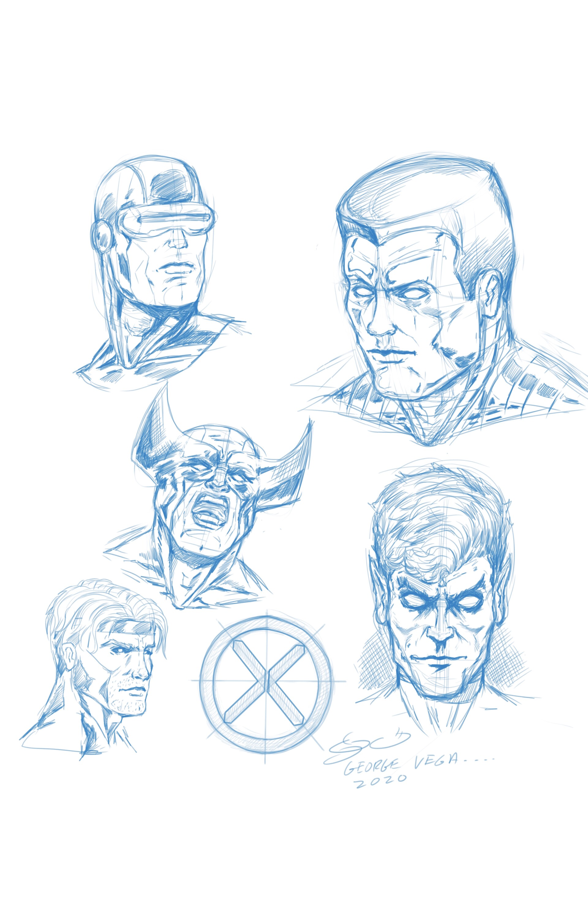 ArtStation - X-Men sketch dump