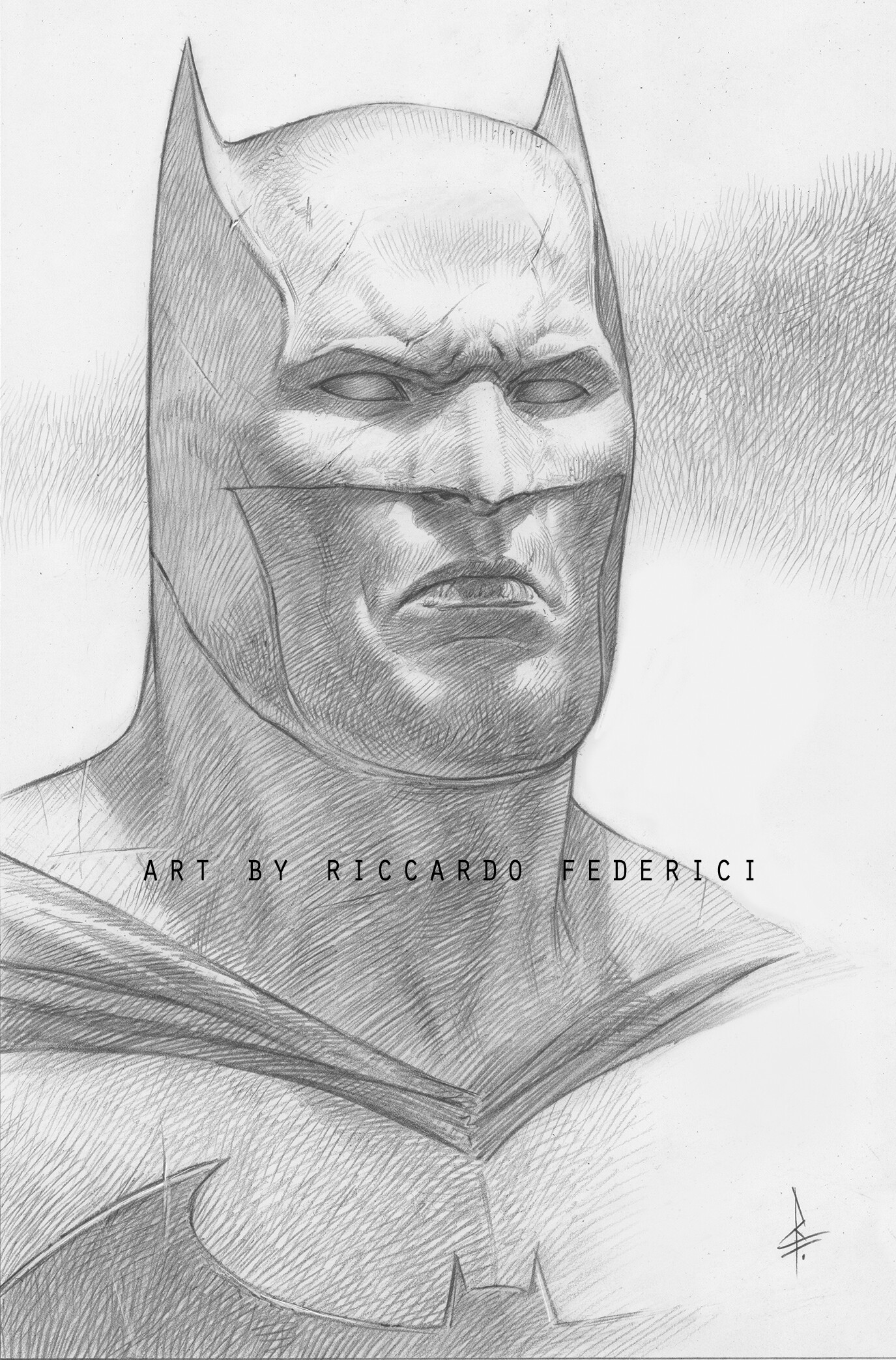 ArtStation - Variant cover: pencil portrait - Batman #106