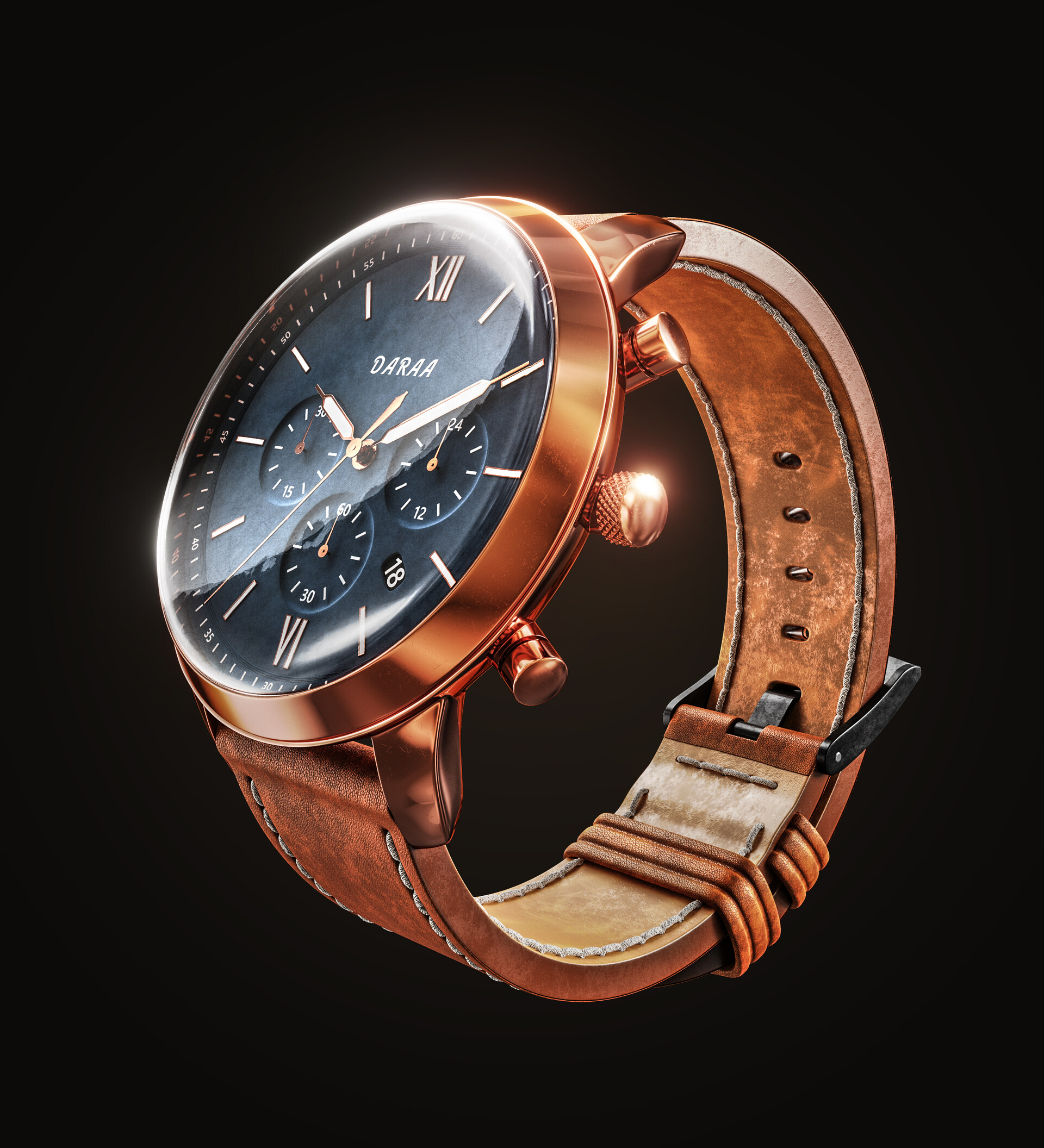 ArtStation - 3D wrist watch