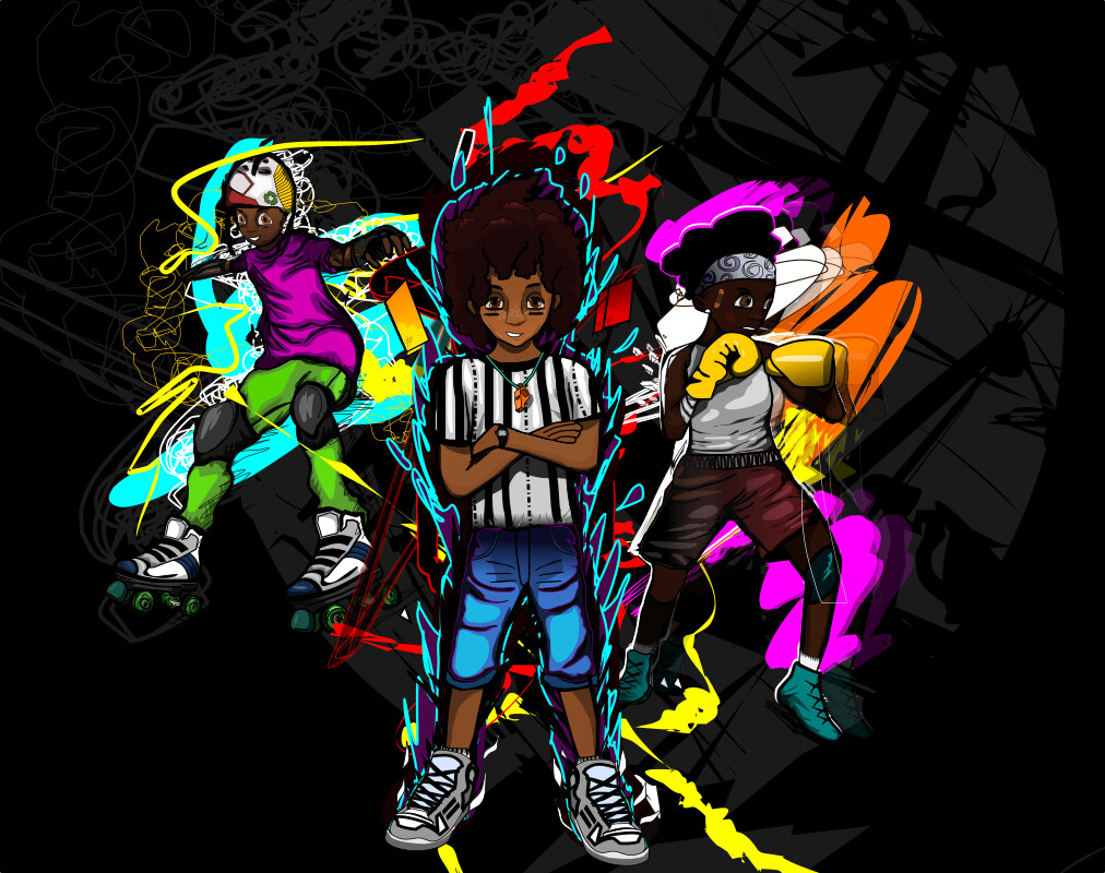 ArtStation - Triple Triumph gameboard illustration