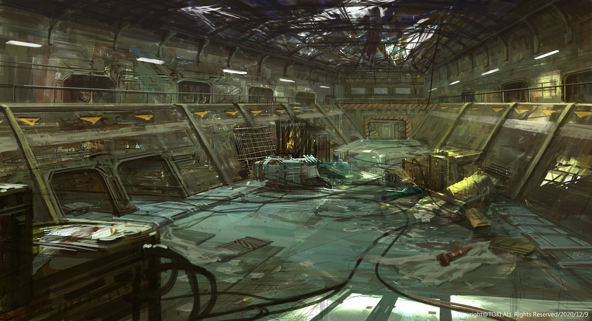 ArtStation - 《Dying World》概念场景