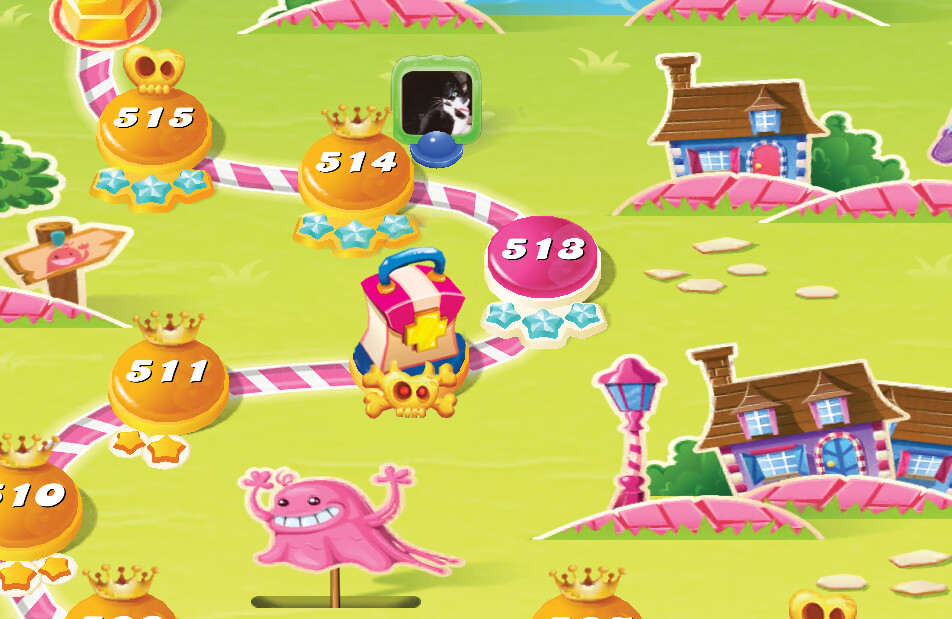 Candy Crush Saga Map