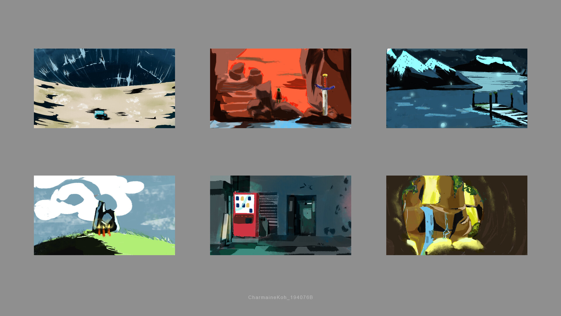 ArtStation - Mood studies