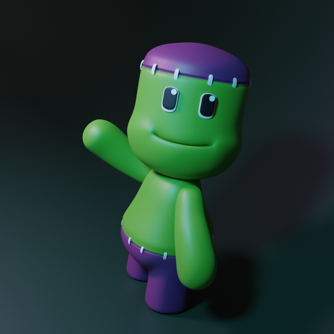 ArtStation - Baby Zombie Character