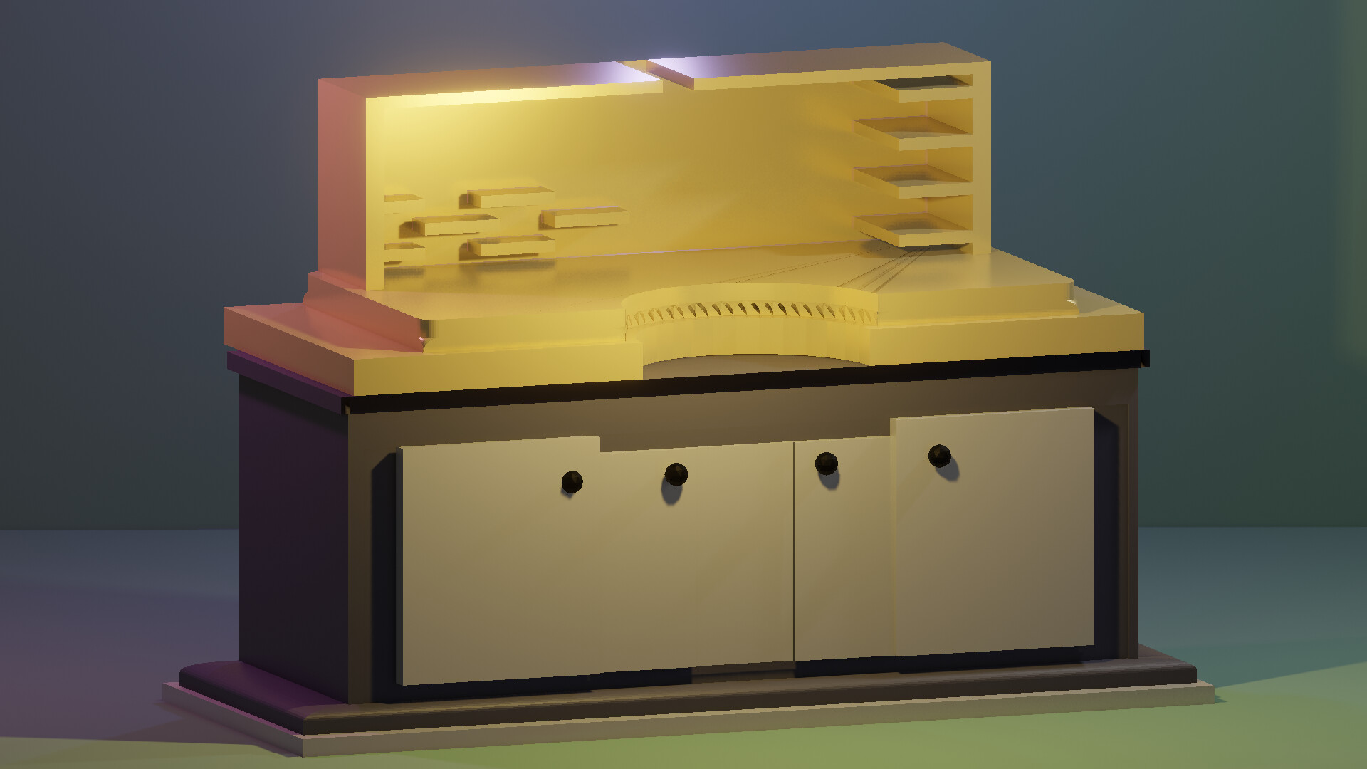ArtStation - Minimalist Cabinet