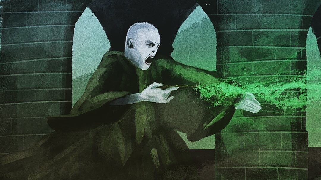 ArtStation - Harry Potter v.s Voldemort
