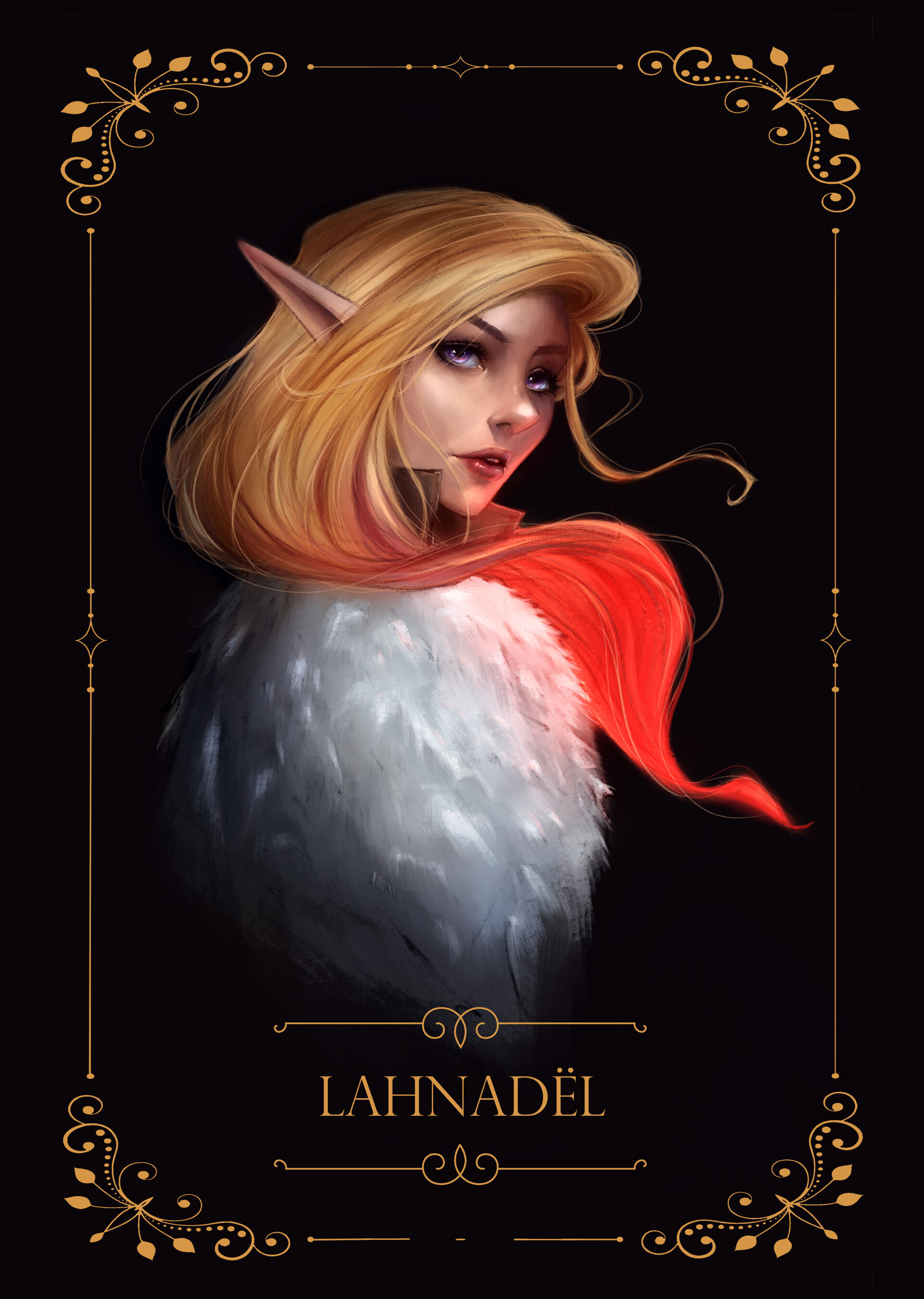 ArtStation - Lahnadël | DnD OC