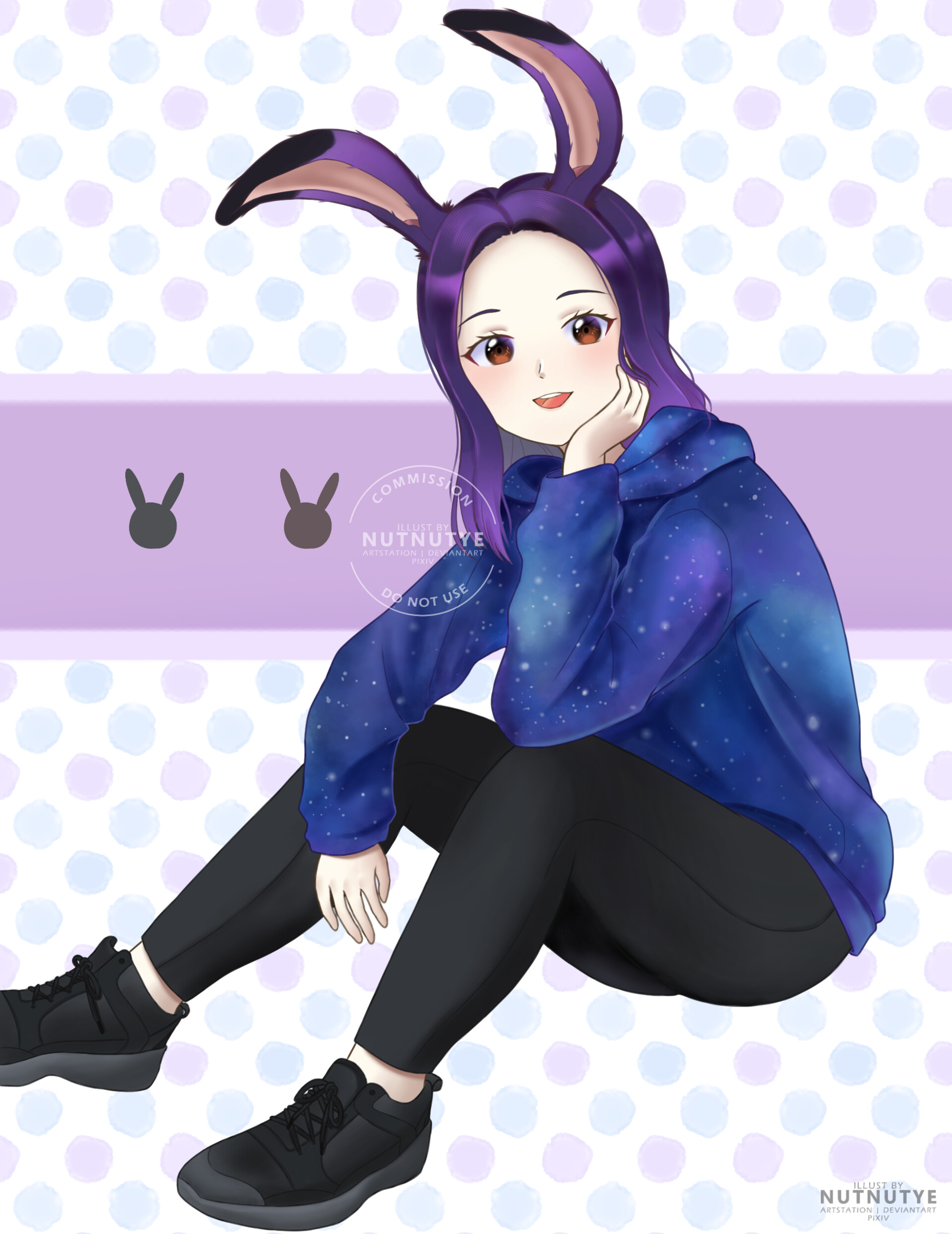 ArtStation - [COMMISSION] Bunny Girl Persona