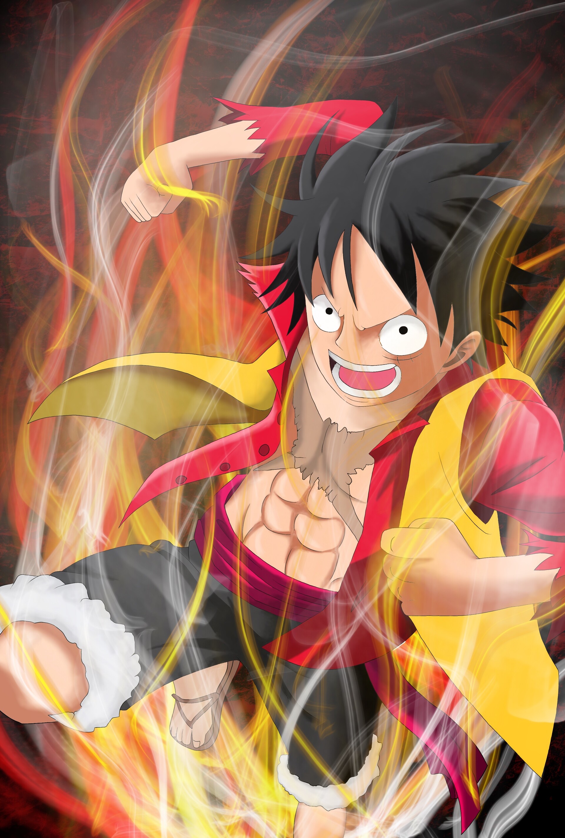 ArtStation - One Piece Luffy Fan Art