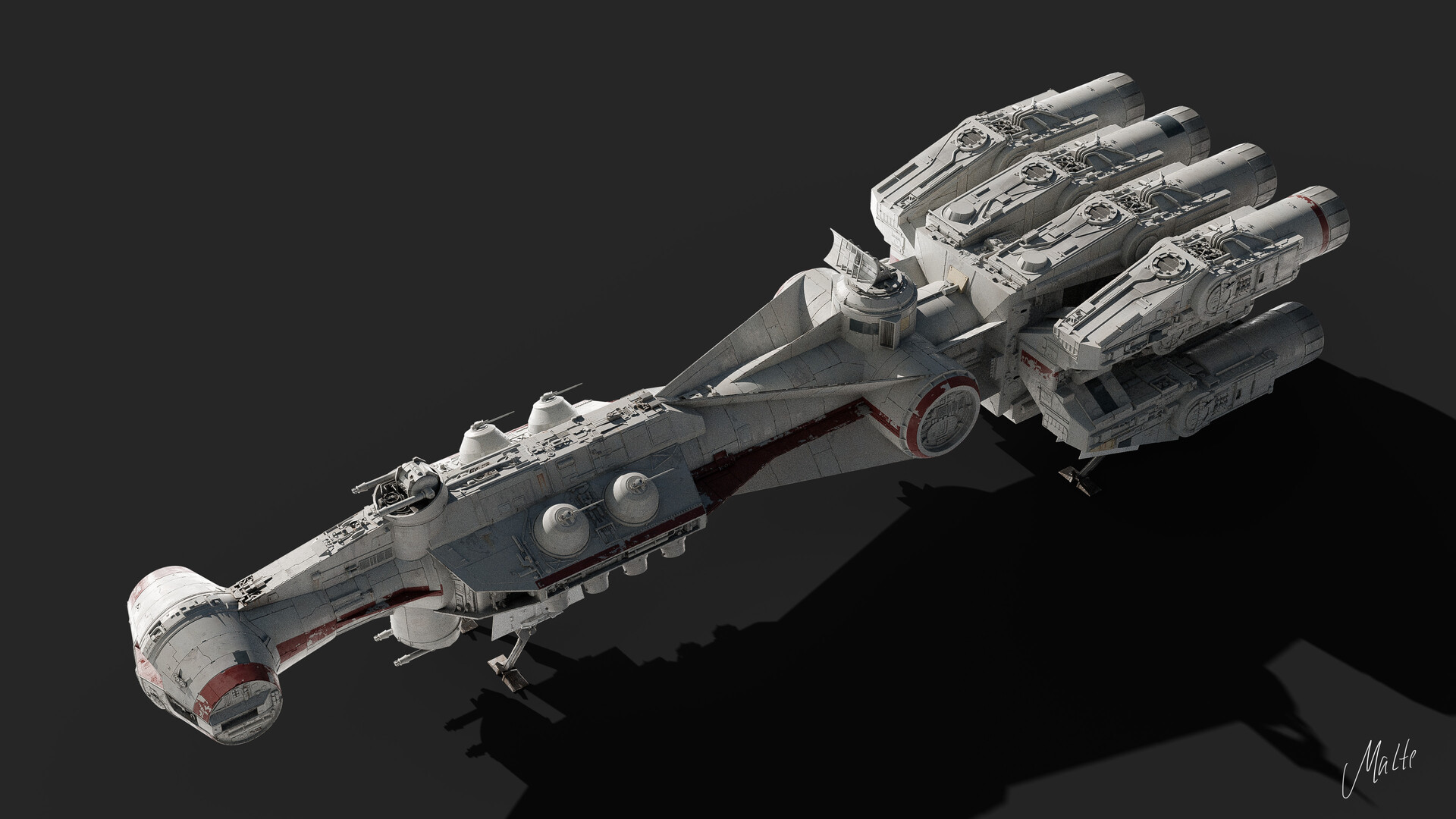 Malte Ullrich - Tantive IV - Blockade Runner - Corellian Corvette ...