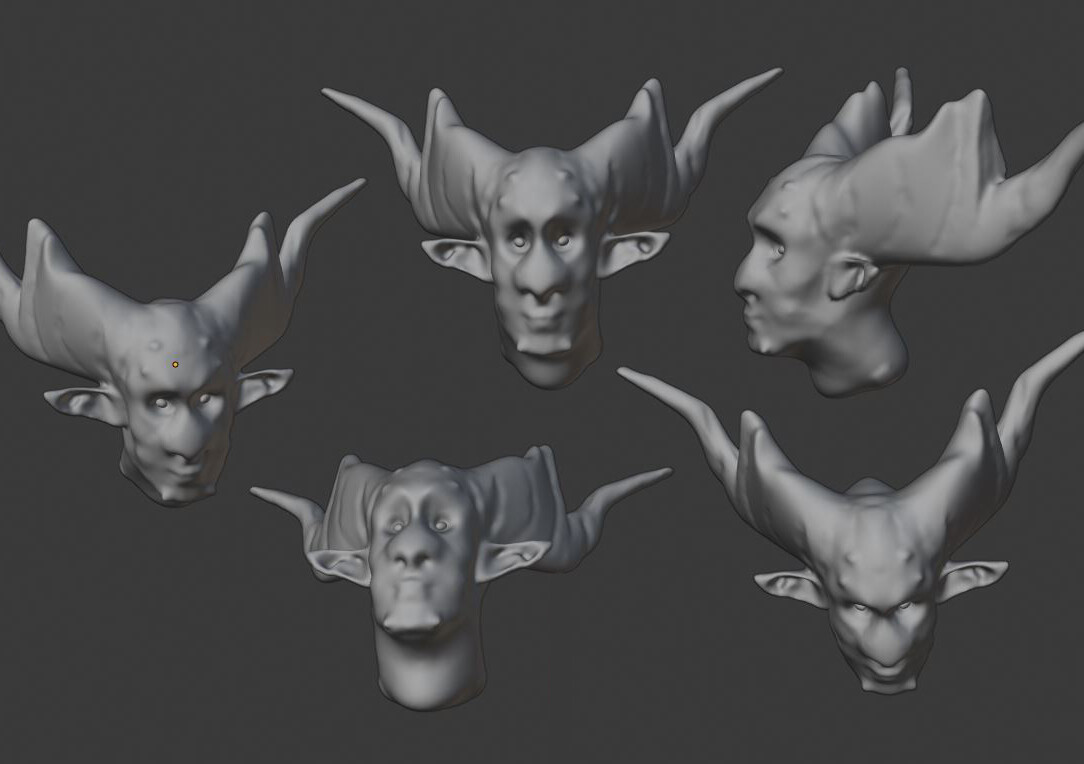 ArtStation - my first sculpt in zbrush