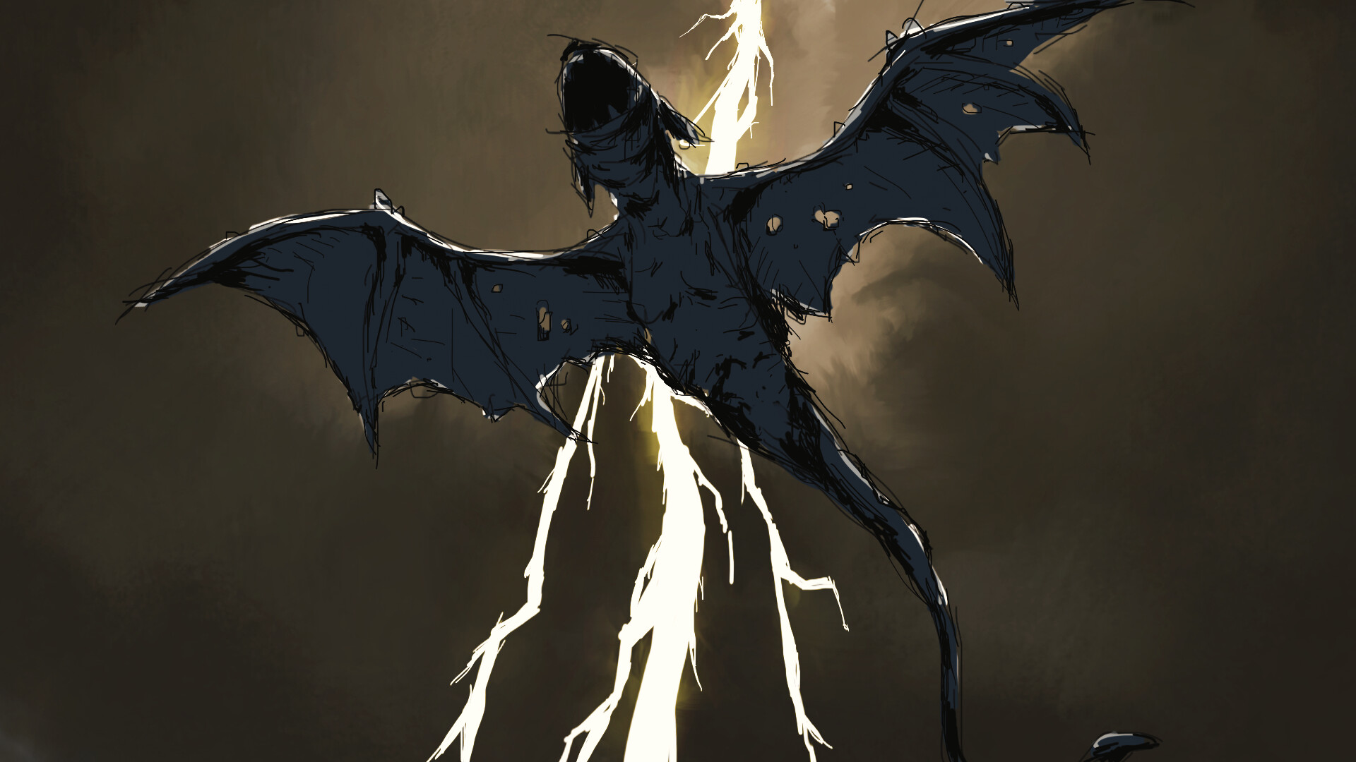 ArtStation - Wyvern in the Sky