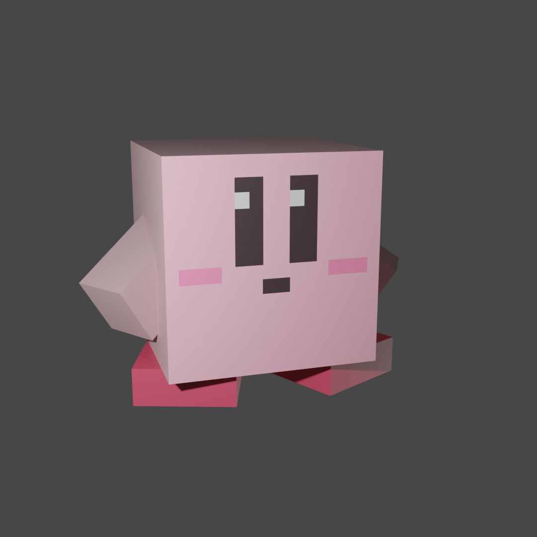 ArtStation - Cube Kirby!