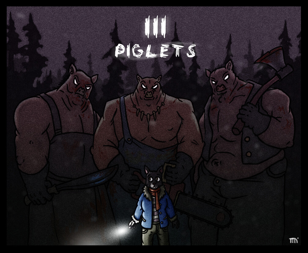 ArtStation - Three piglets