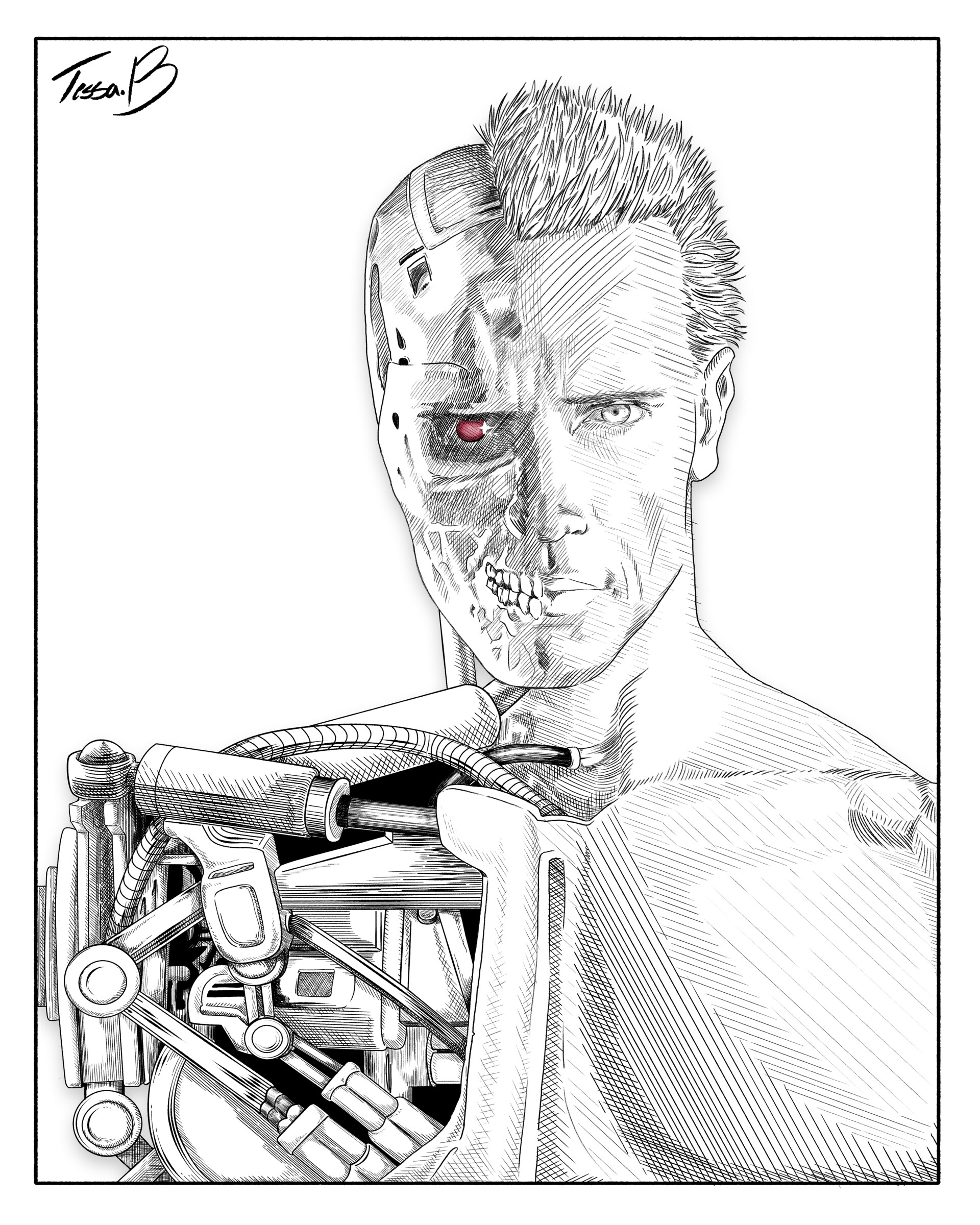 terminator coloring sheet