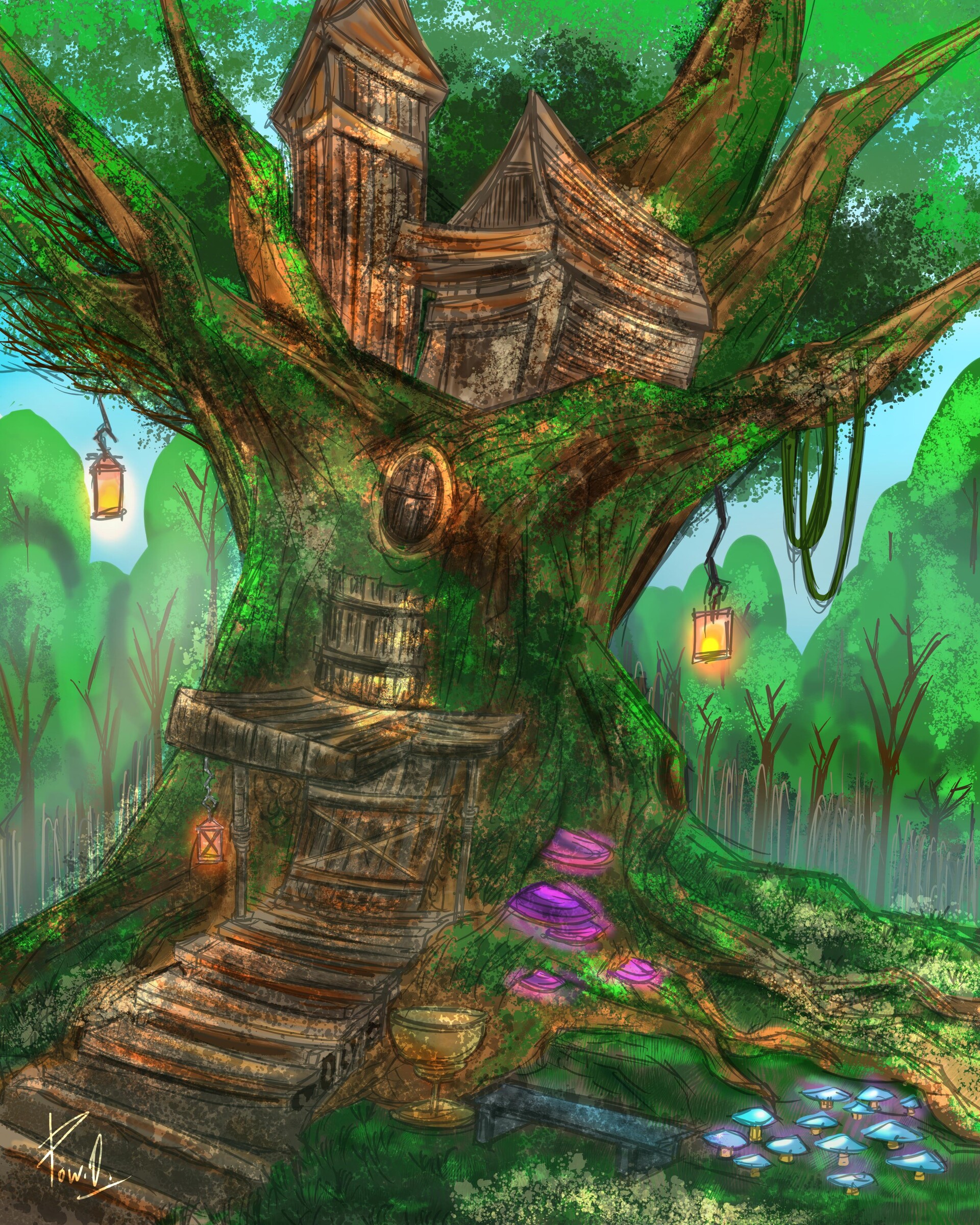 ArtStation - Treehouse