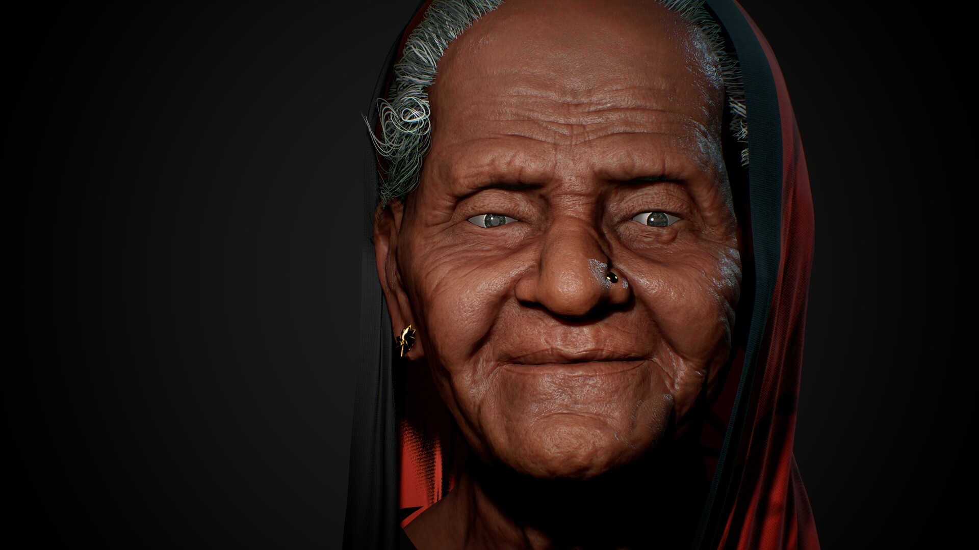 ArtStation - humble old lady