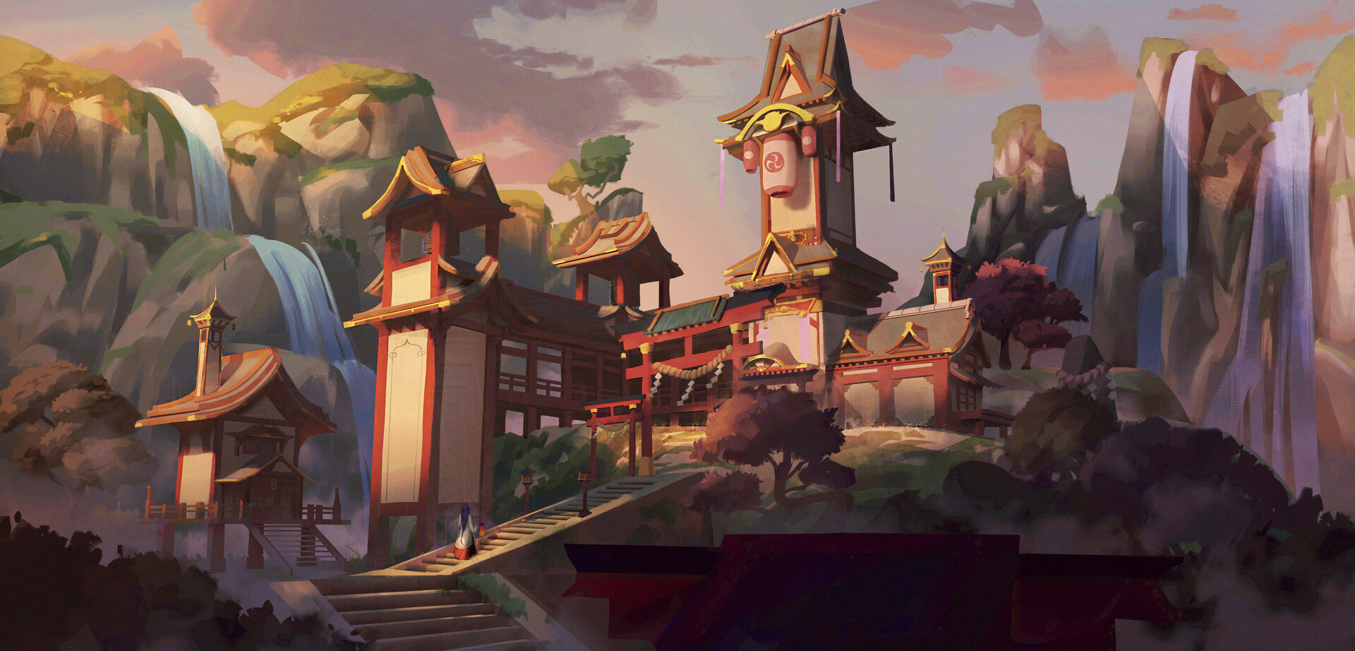 ArtStation - Japanese shrine
