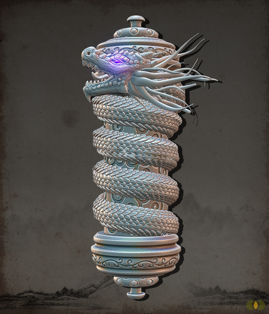 ArtStation - Dragon scroll