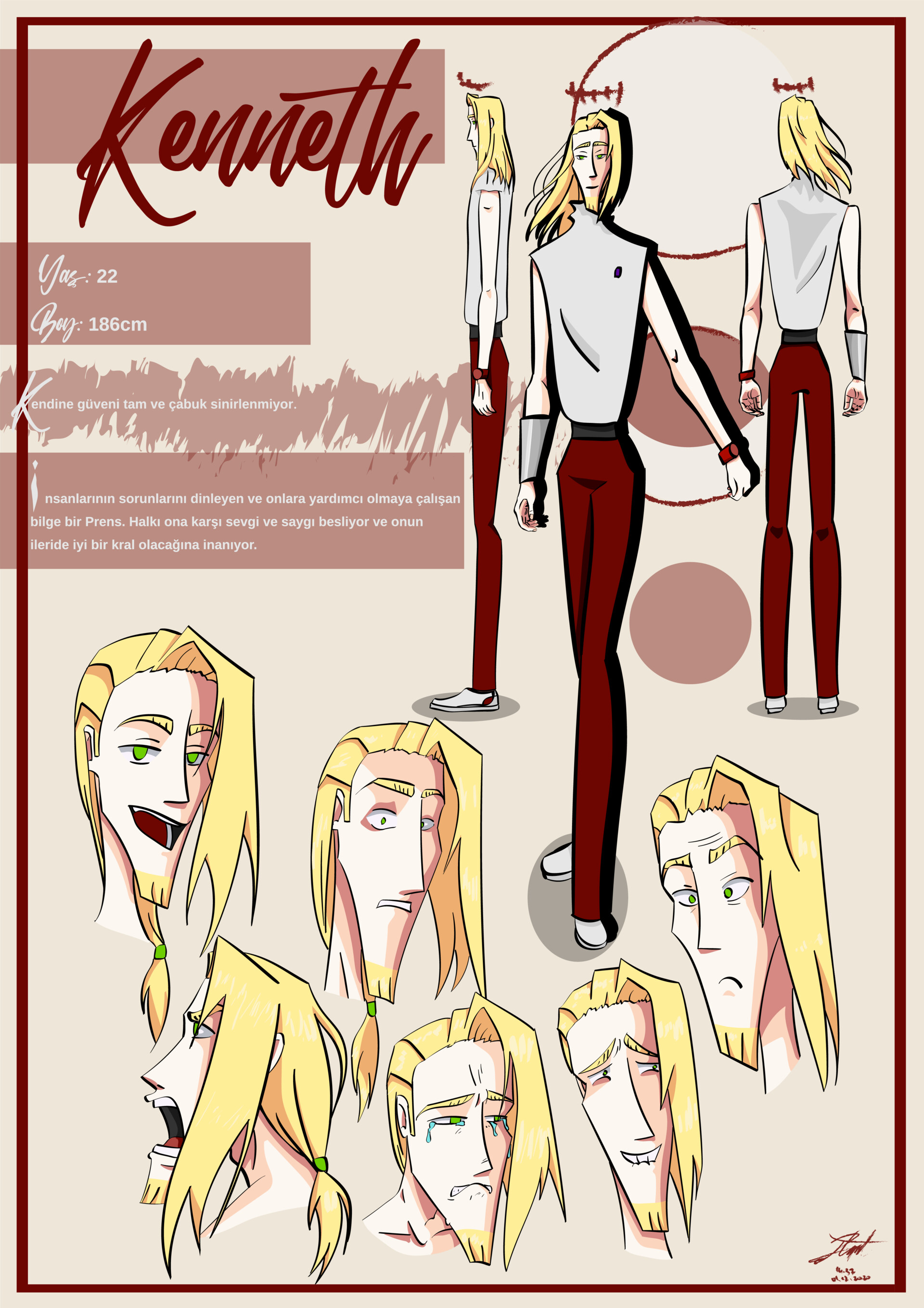 ArtStation - Kenneth Character Board