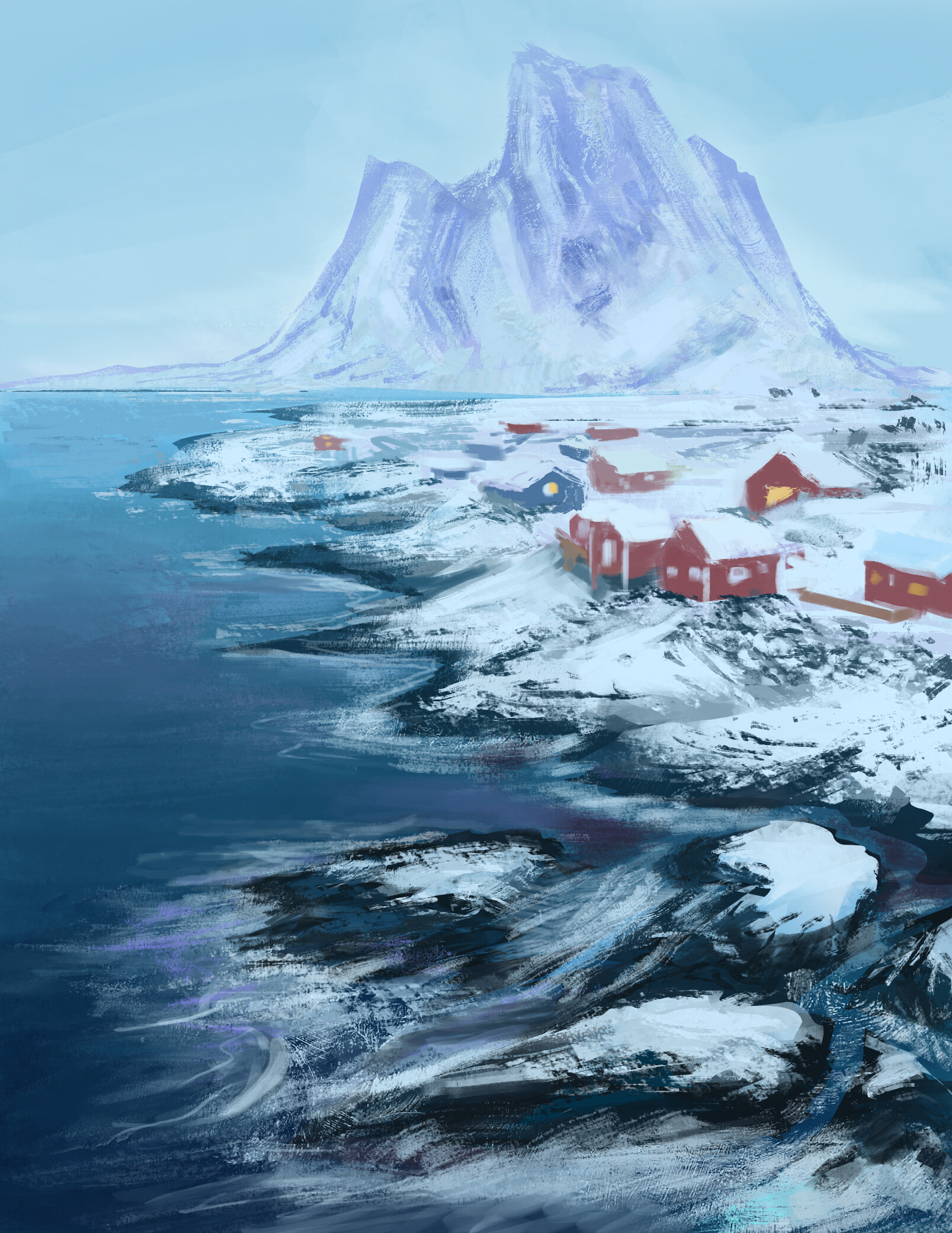 ArtStation - Snowy Landscape