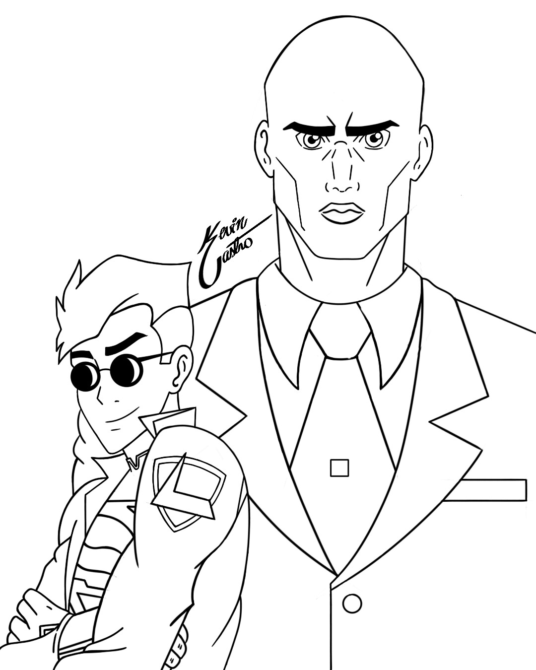 ArtStation - Superboy e Lex Luthor