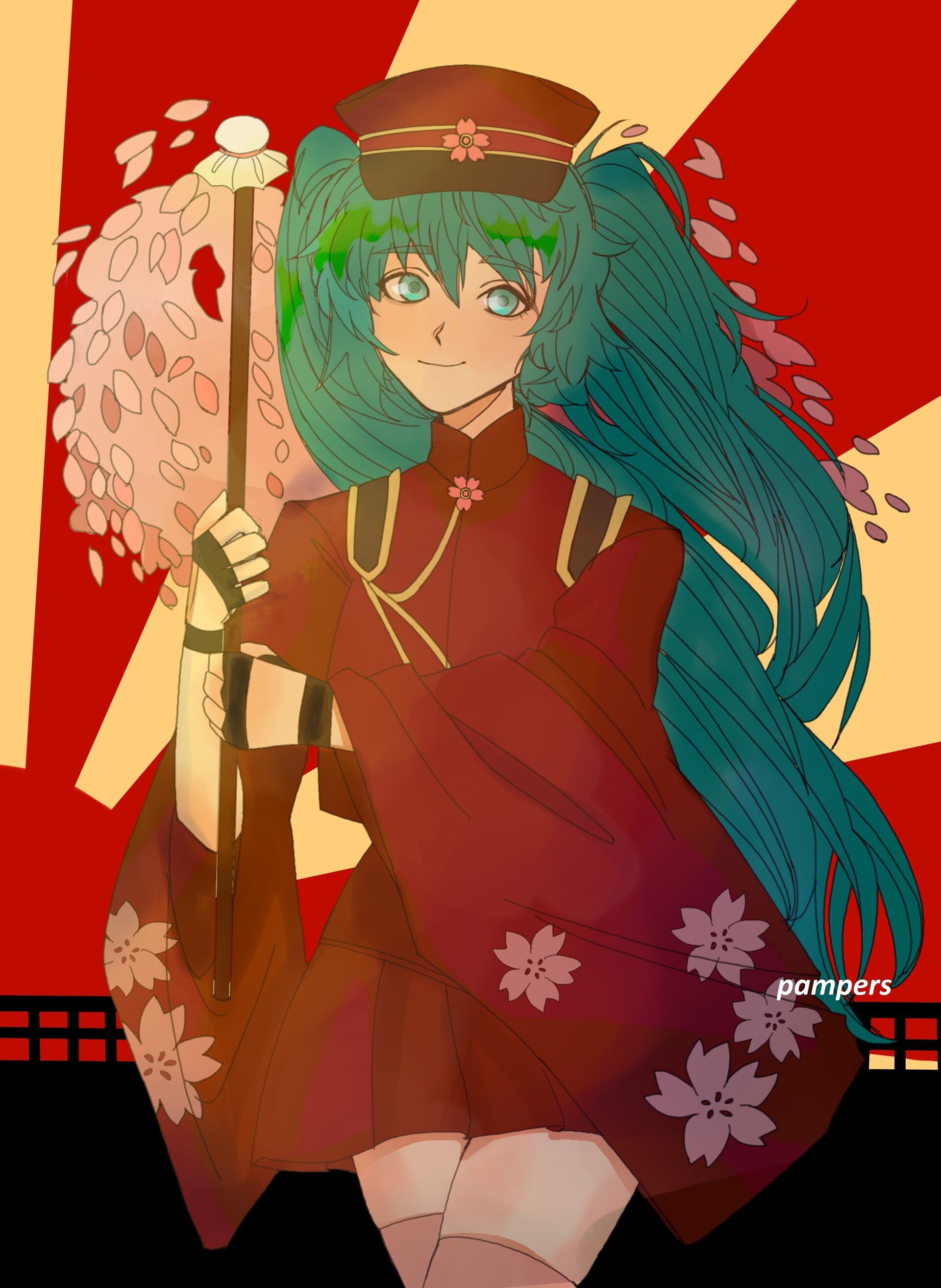 ArtStation - Hatsune Miku from senbonzakura