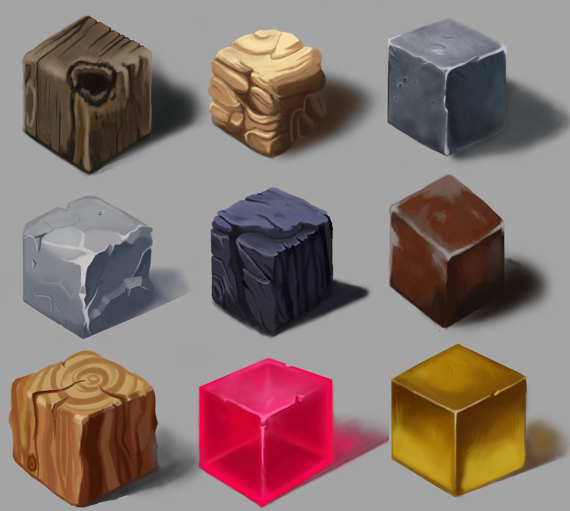 ArtStation - I am learning materials