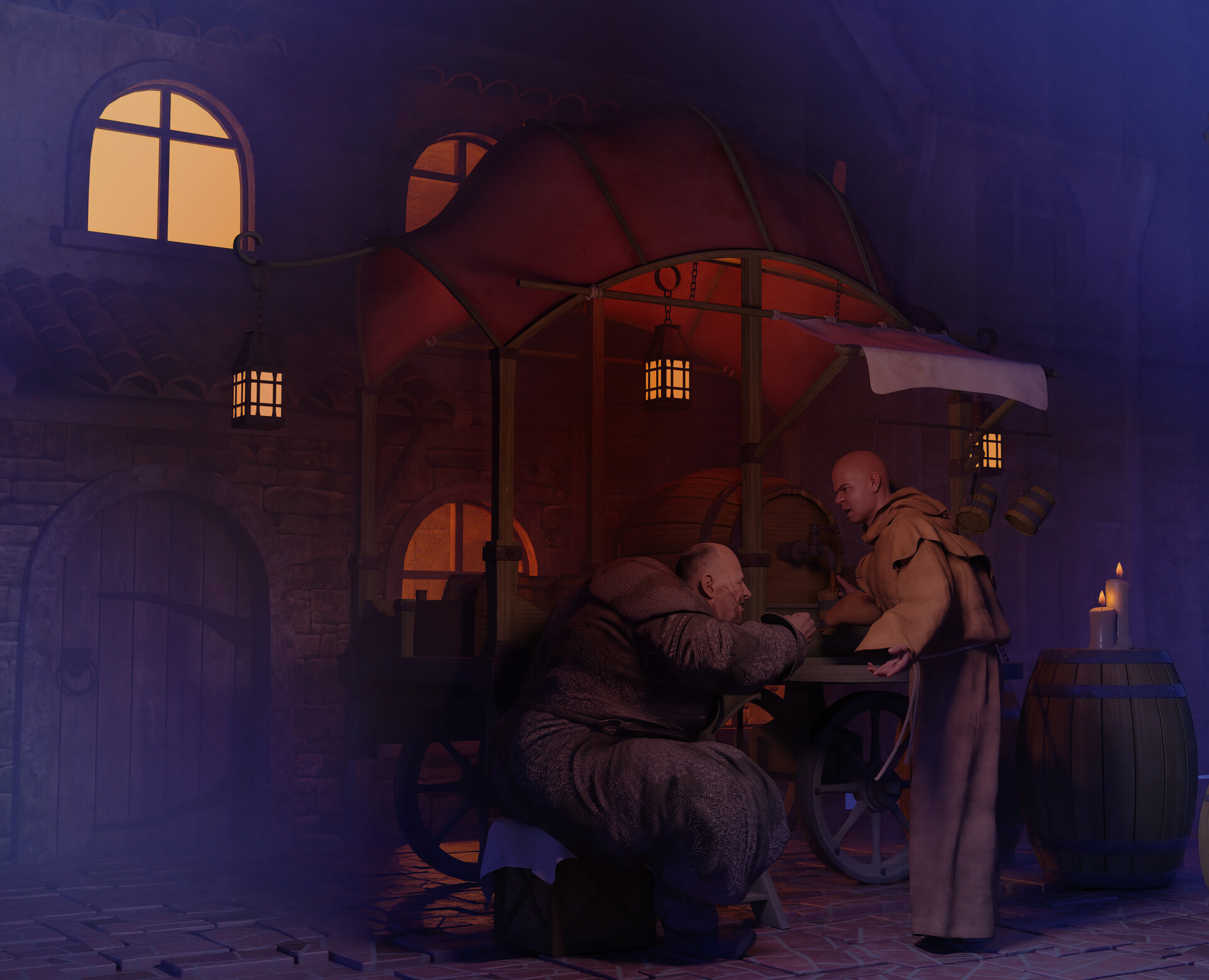 ArtStation - Moonshine Speakeasy