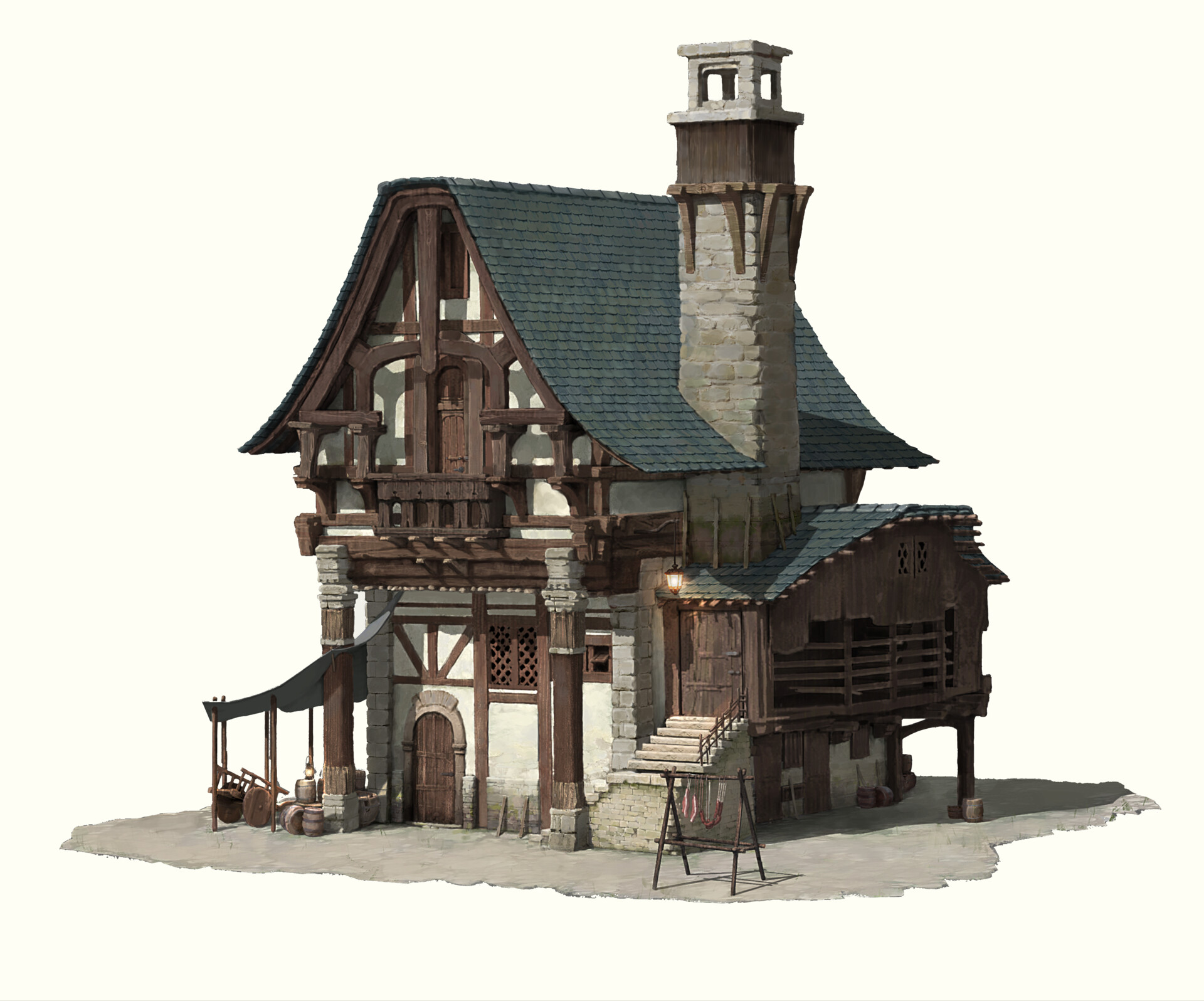 ArtStation - Medieval House