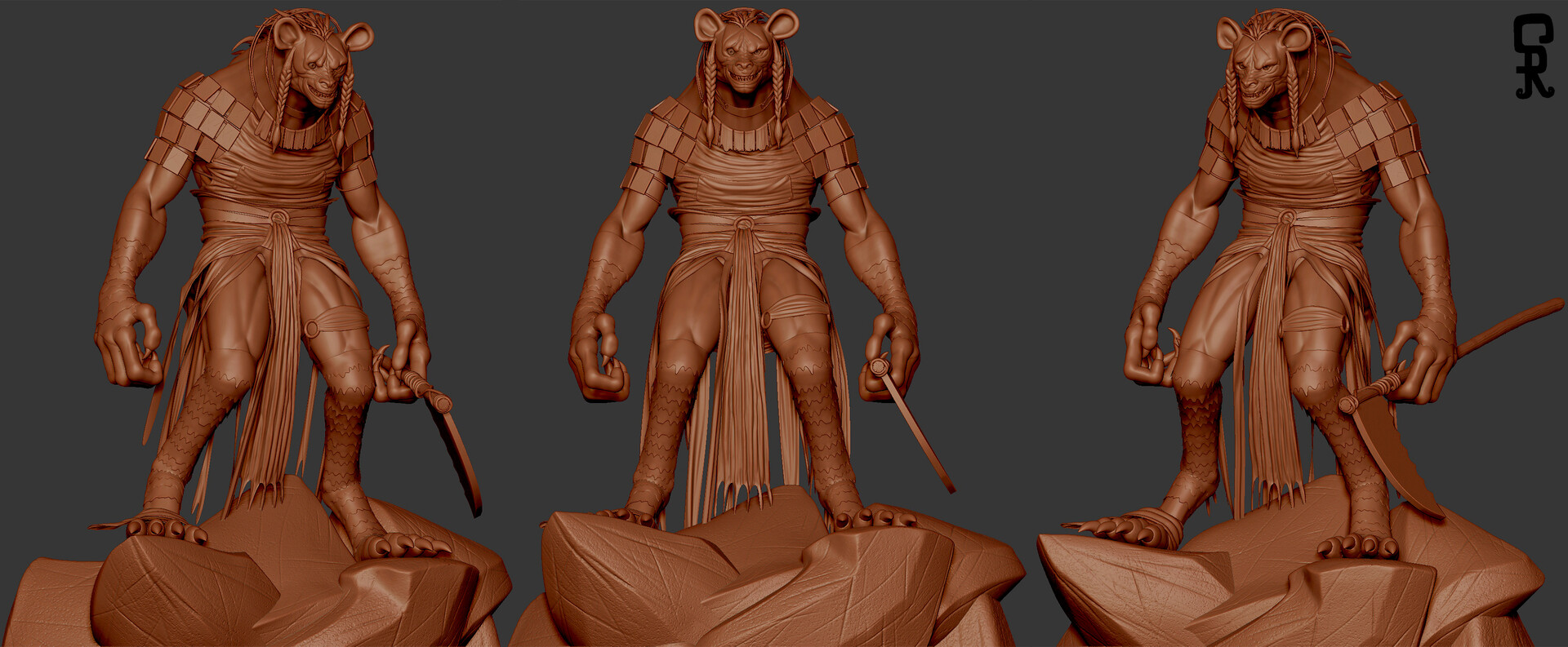 ArtStation - Creature Sculpt study.(WIP).