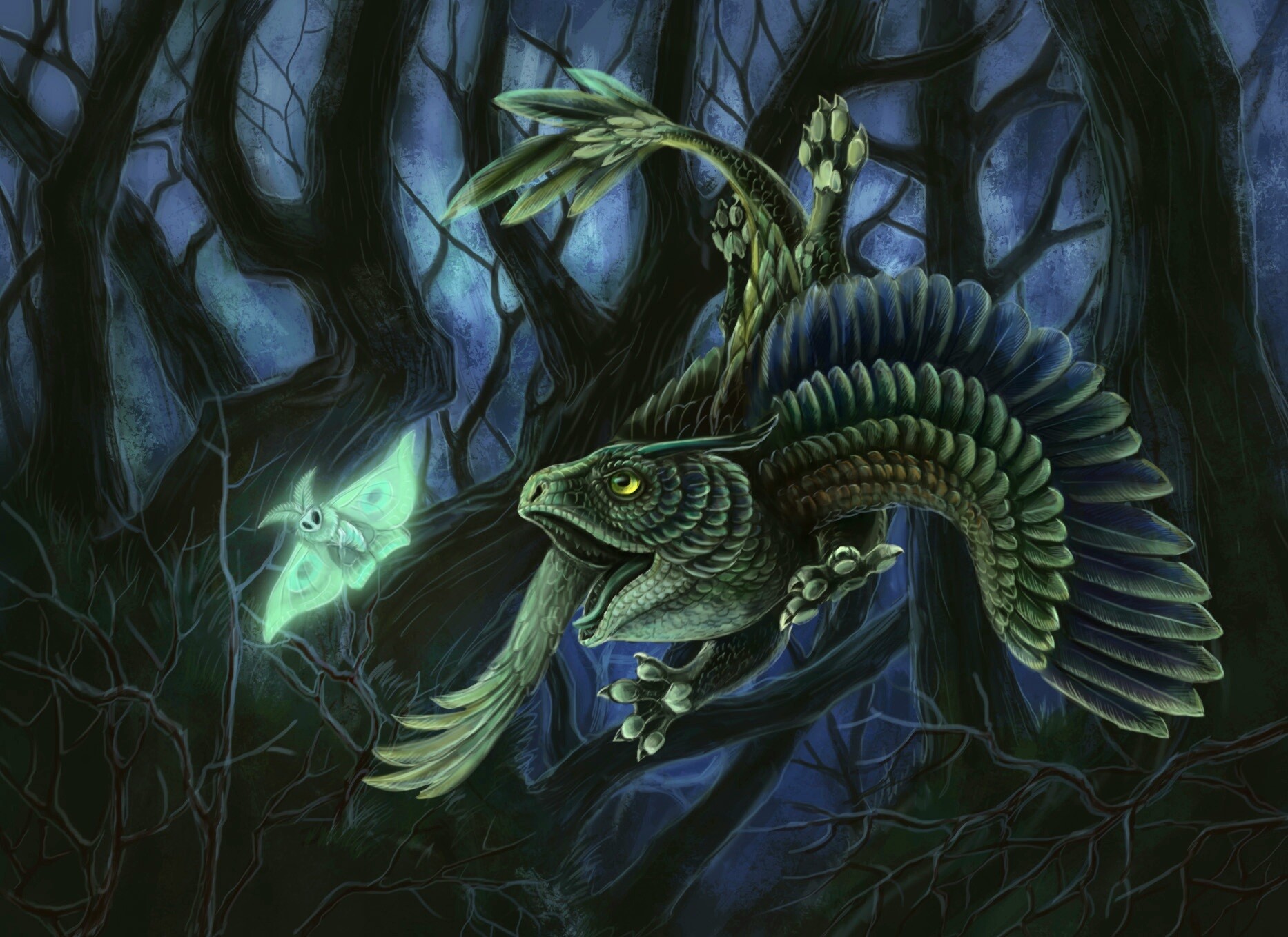 ArtStation - Dark forest