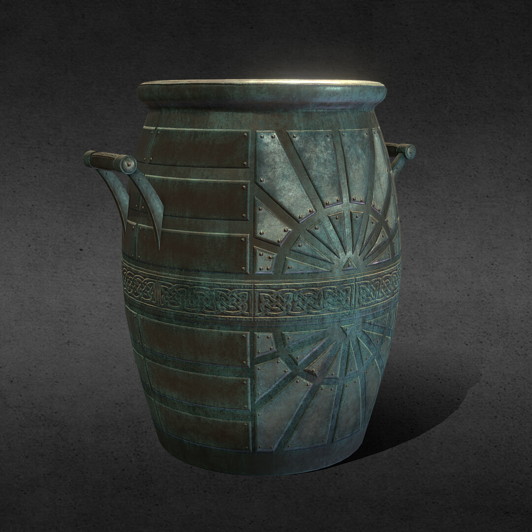 ArtStation - Brass Barrel - Skyrim redo