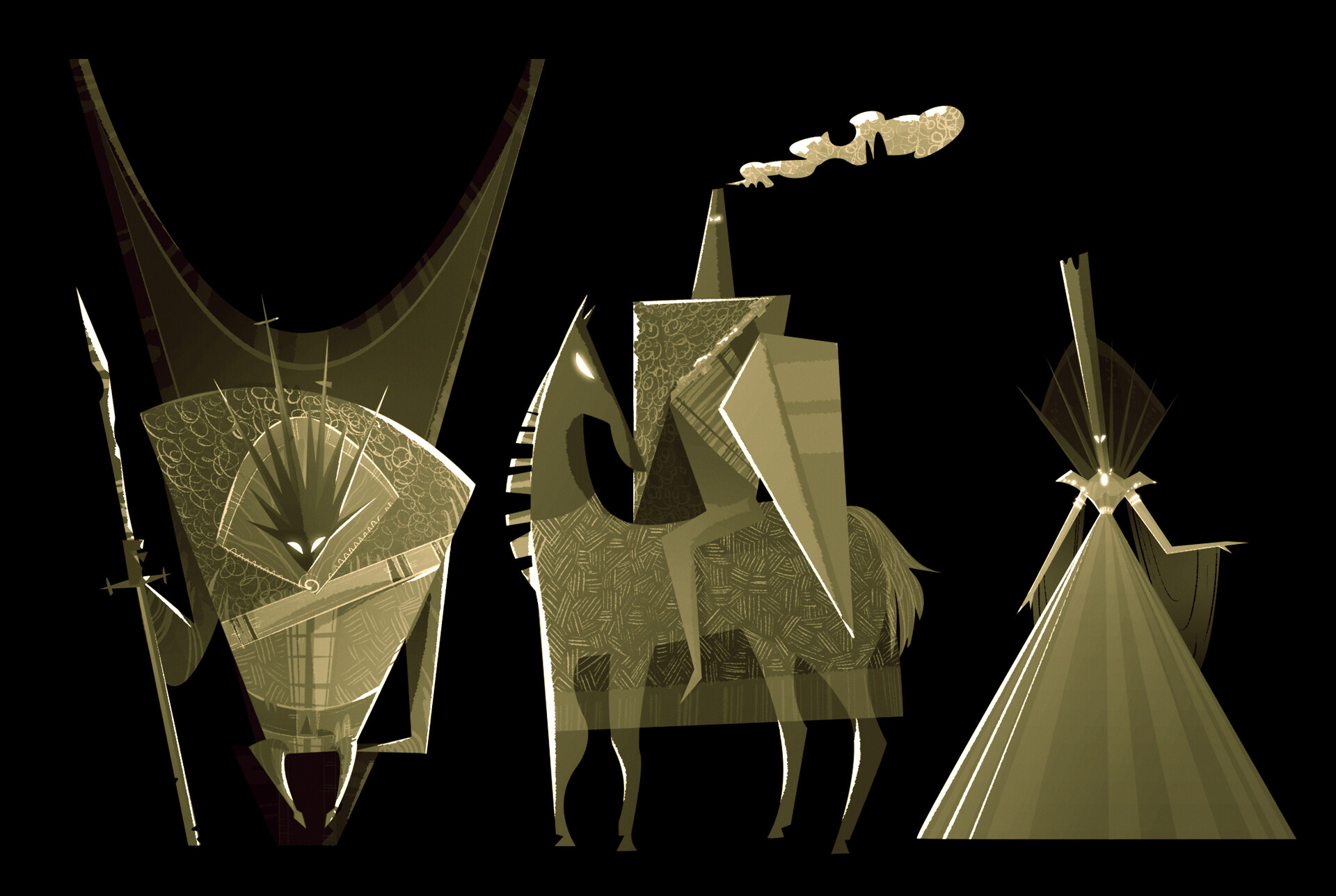 ArtStation - Chess - Characters exploration