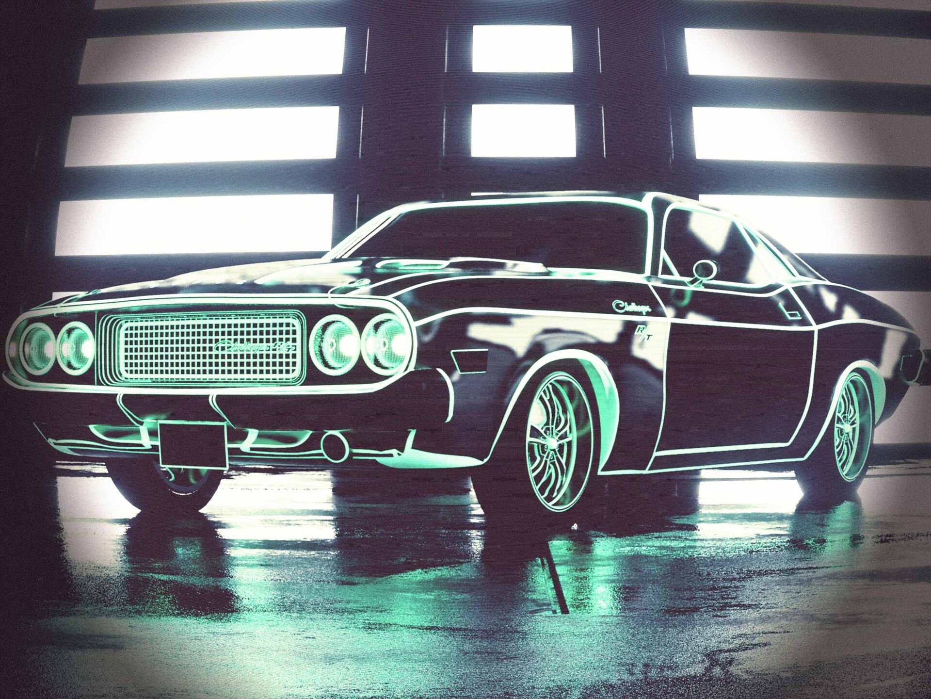 dodge challenger coloring