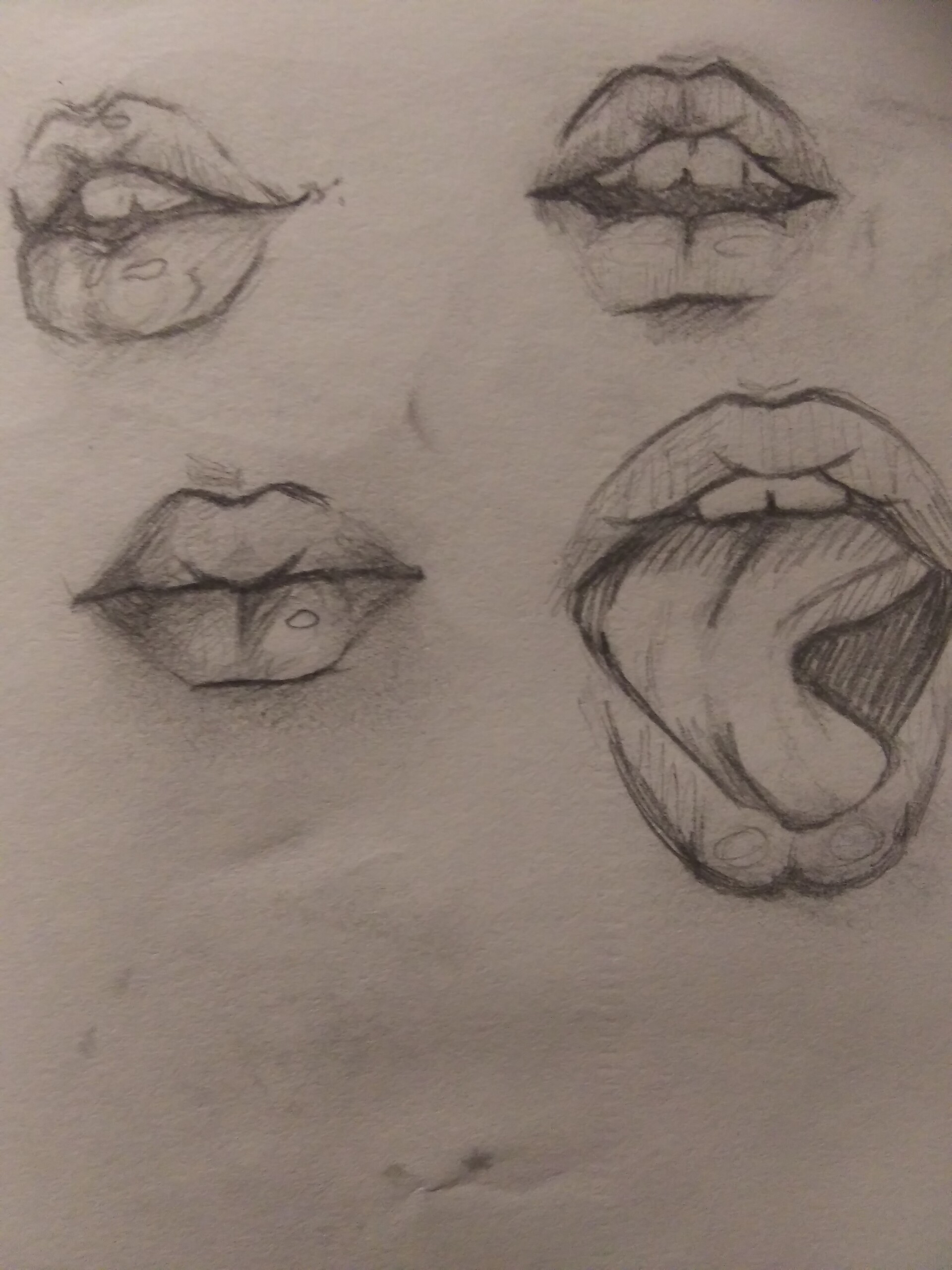 how to draw lips 8th grade