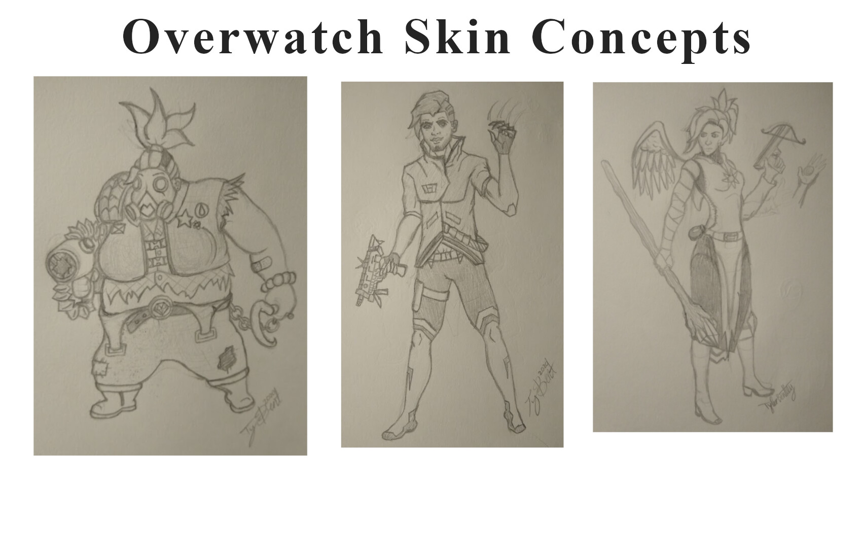 ArtStation - Overwatch Character Skin Concepts
