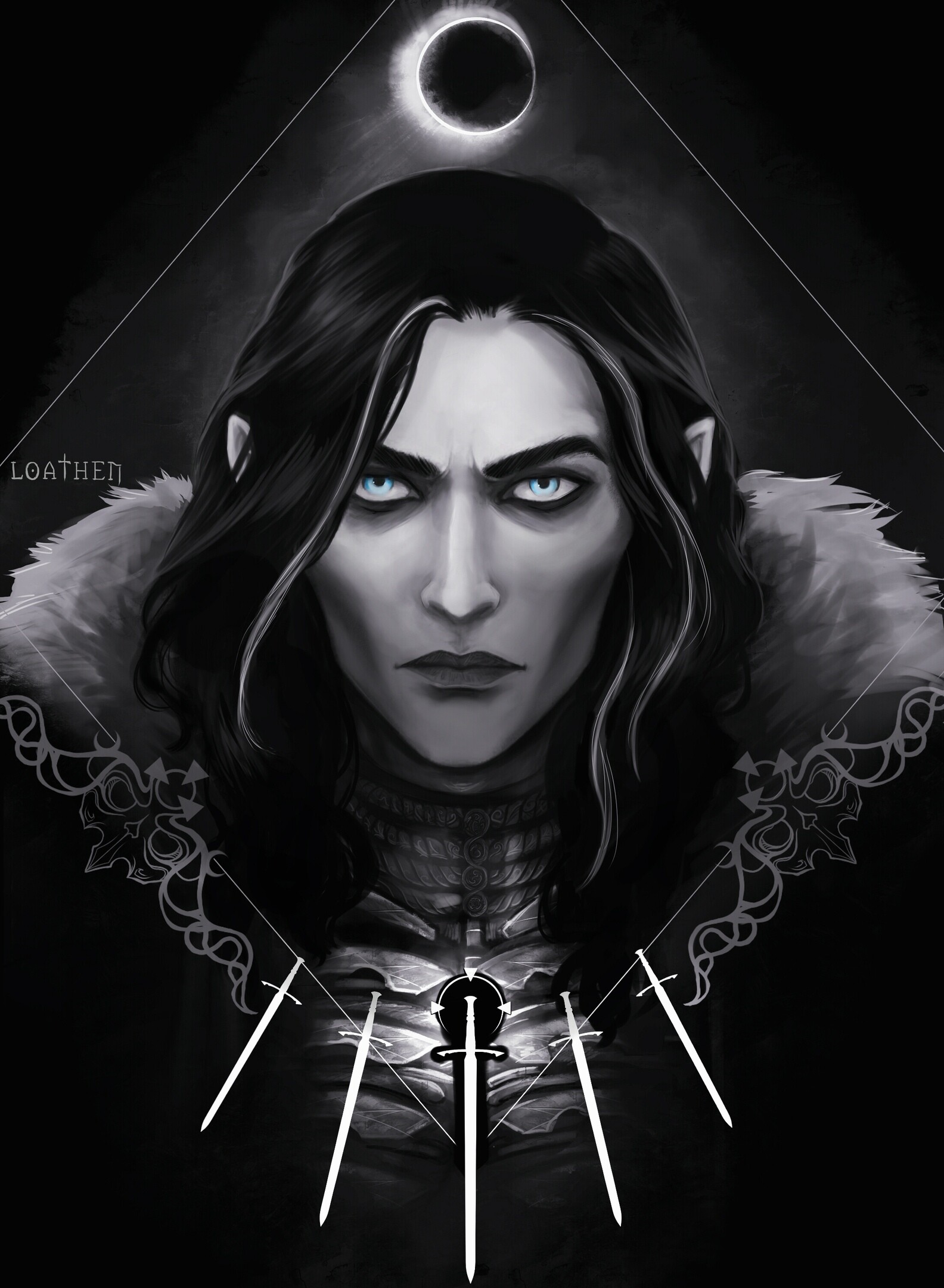 ArtStation - Caranthir: Five of Swords