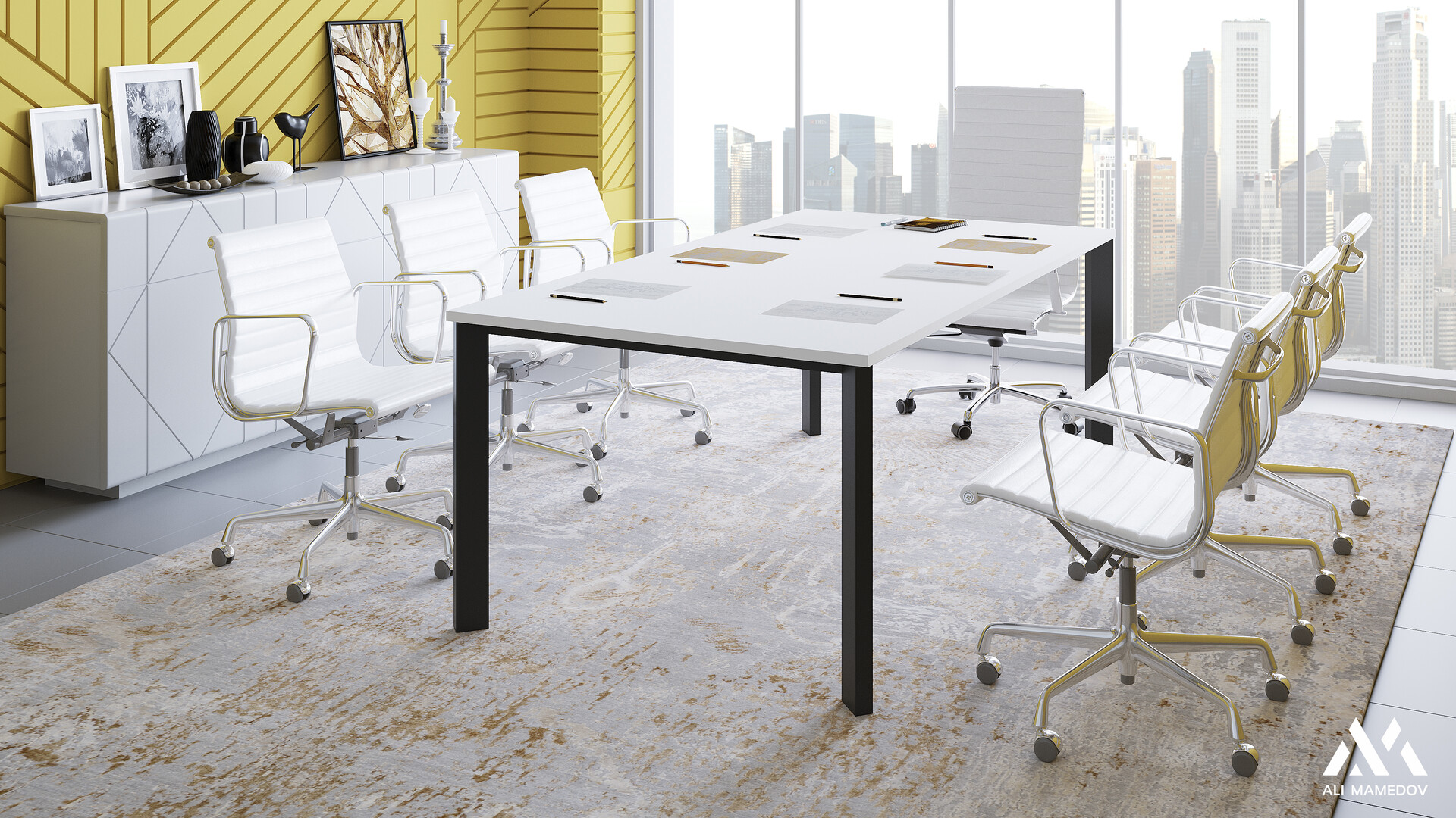 ArtStation - Tetra Meeting Table